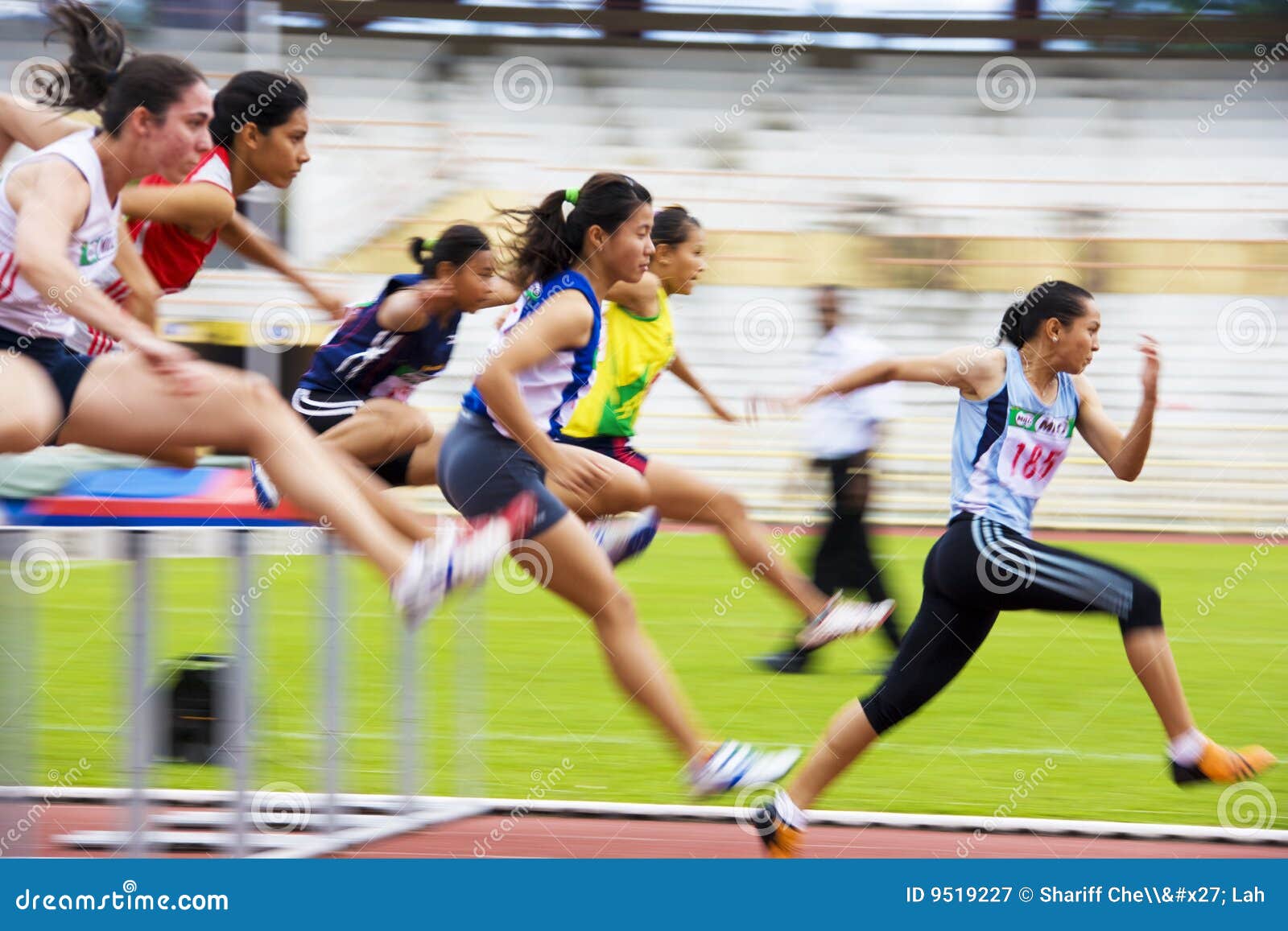 Women S 100 Meters Hurdles Action (Blurred) Editorial Photography ...