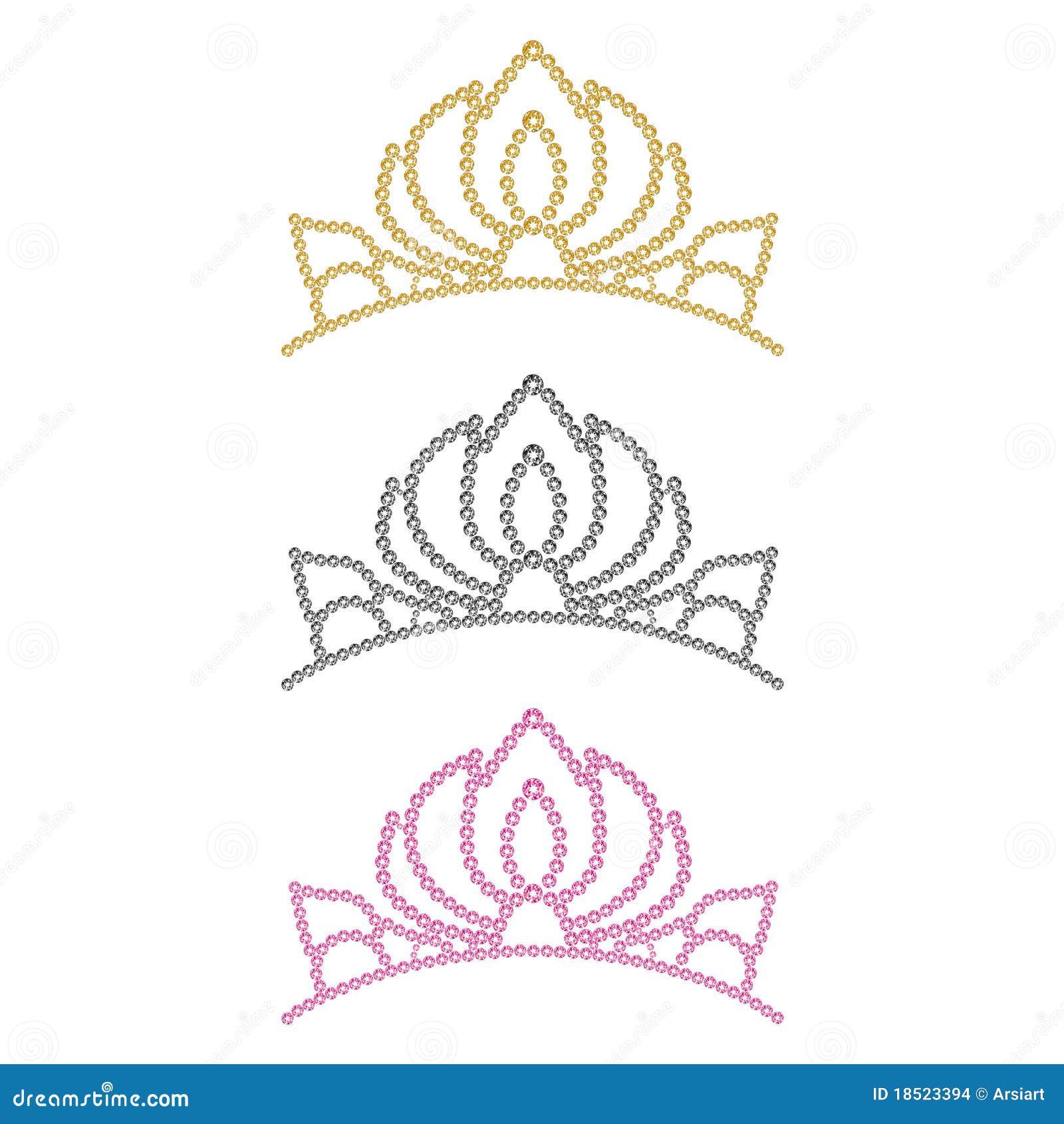 Women s crown. stock vector. Illustration of jewel, metal - 18523394