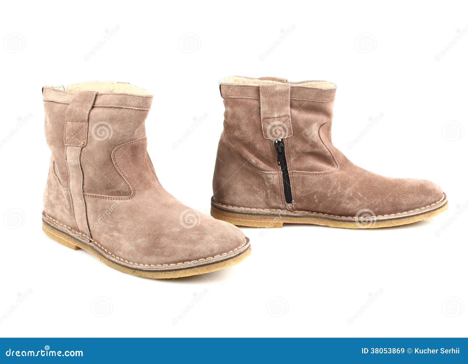 Women s gray boots stock image. Image of pair, comfortable - 38053869