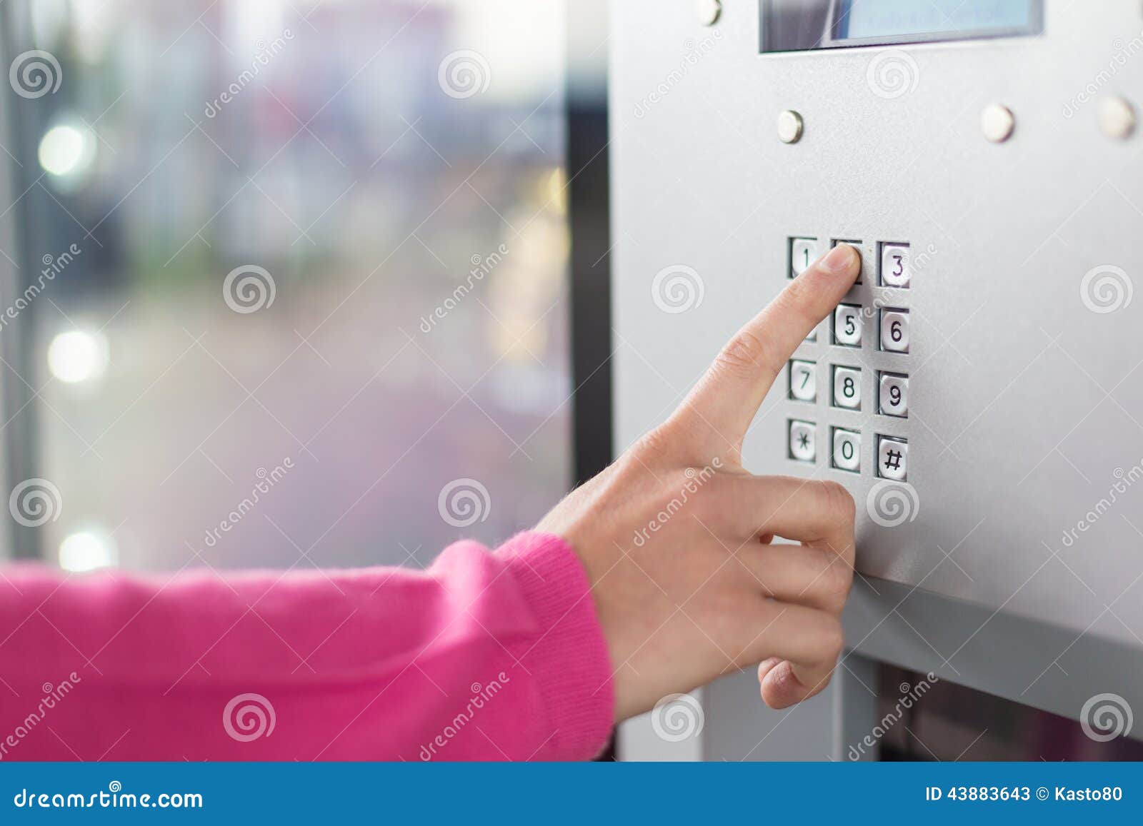 Women S Hand Using a Dial Pad Stock Image - Image of business, enter ...