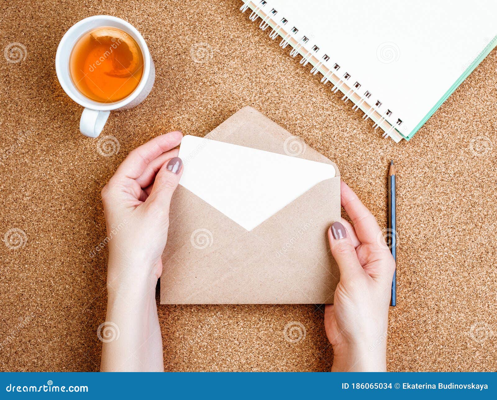 Women`s Hands Hold an Envelope Stock Photo - Image of note, lifestyle ...