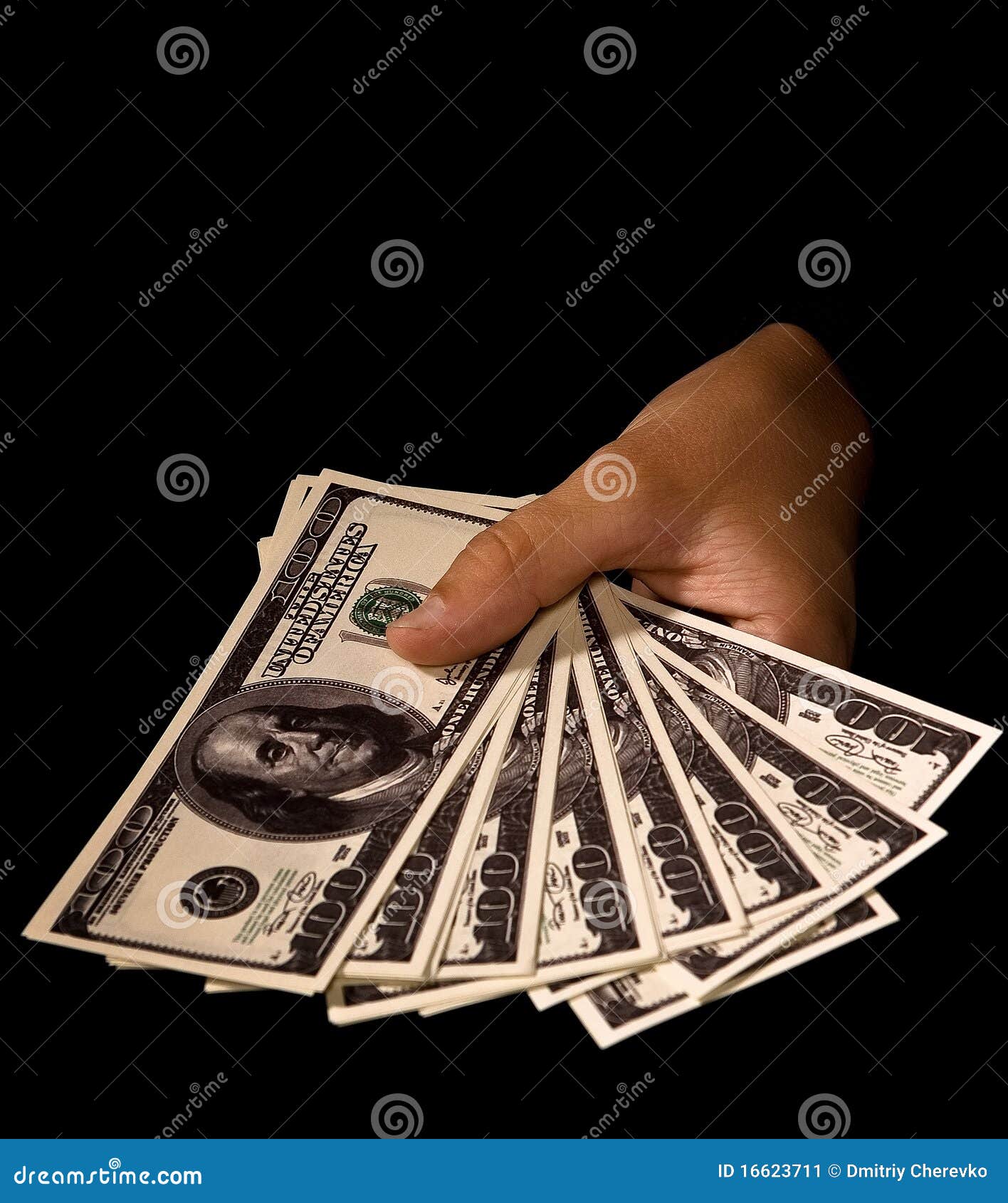 Women S Hands with Packs of Dollars Stock Image - Image of investment ...