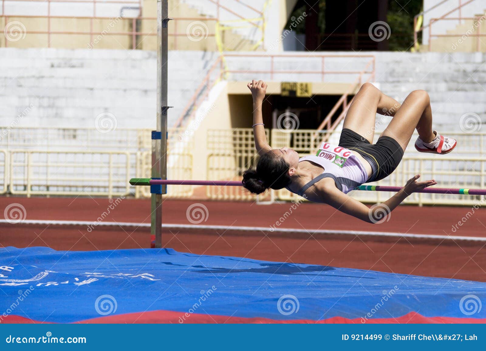 Women s High Jump Action editorial stock image. Image of jumping - 9214499