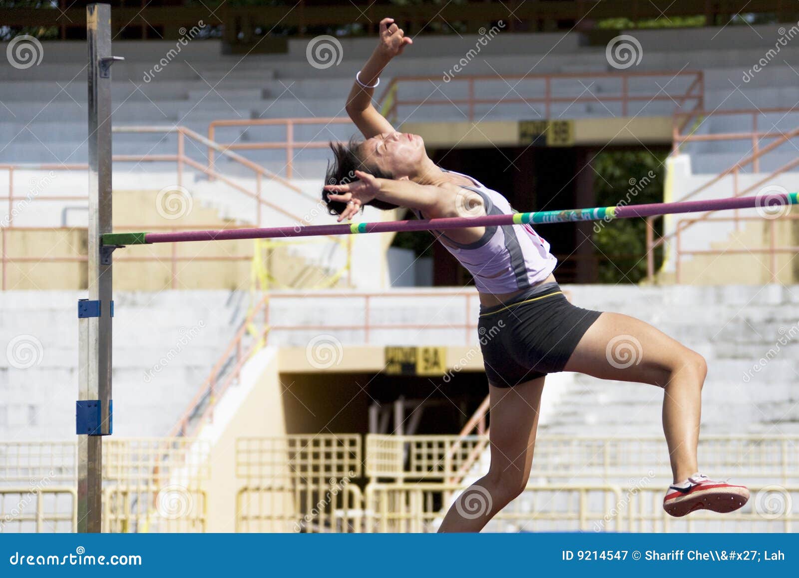 Women s High Jump Action editorial photography. Image of compete - 9214547