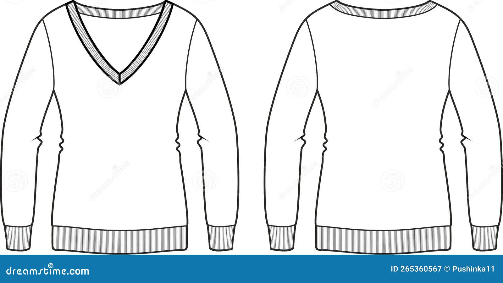 Women`s jumper stock vector. Illustration of clothes - 265360567
