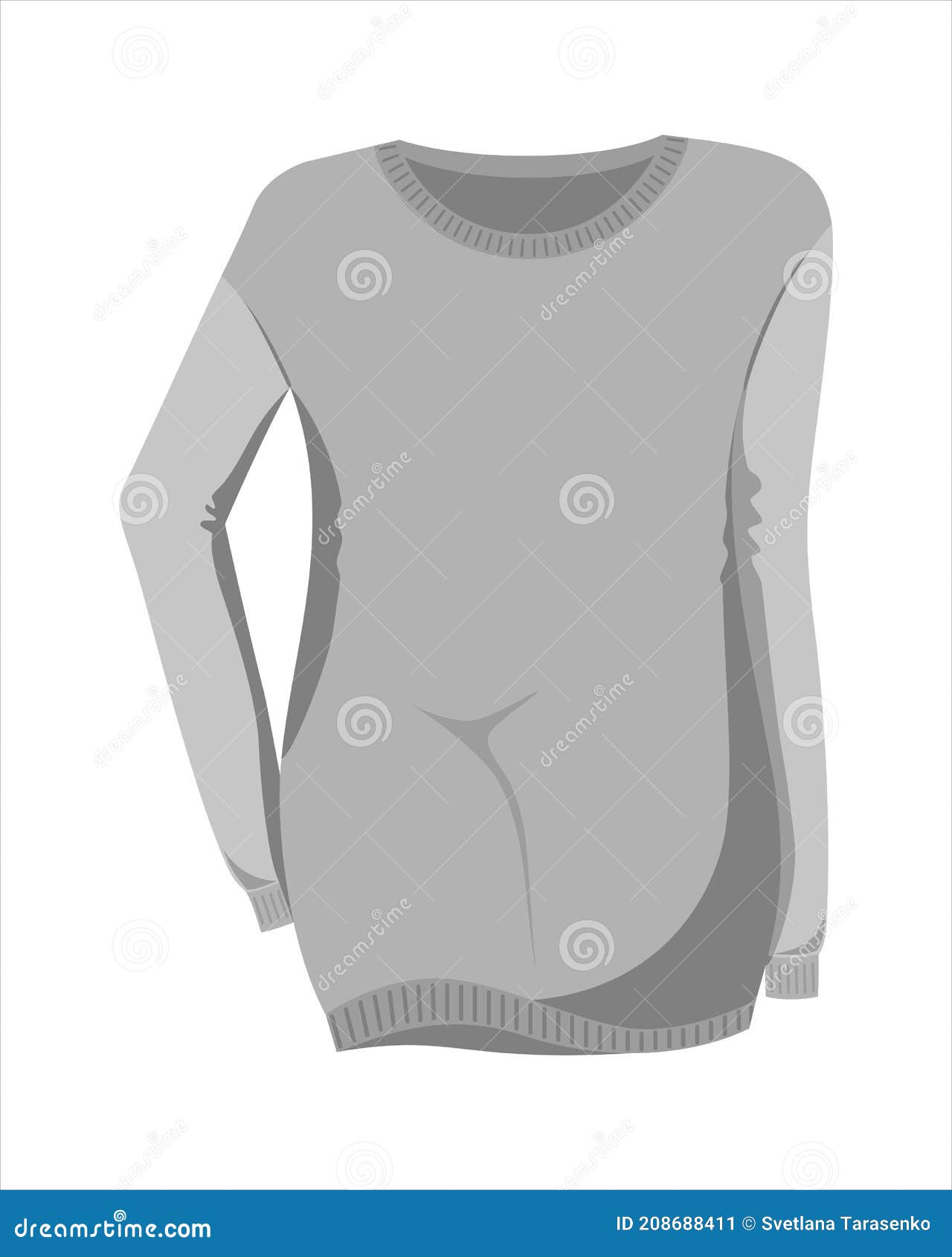 Women`s jumper stock vector. Illustration of fashion - 208688411