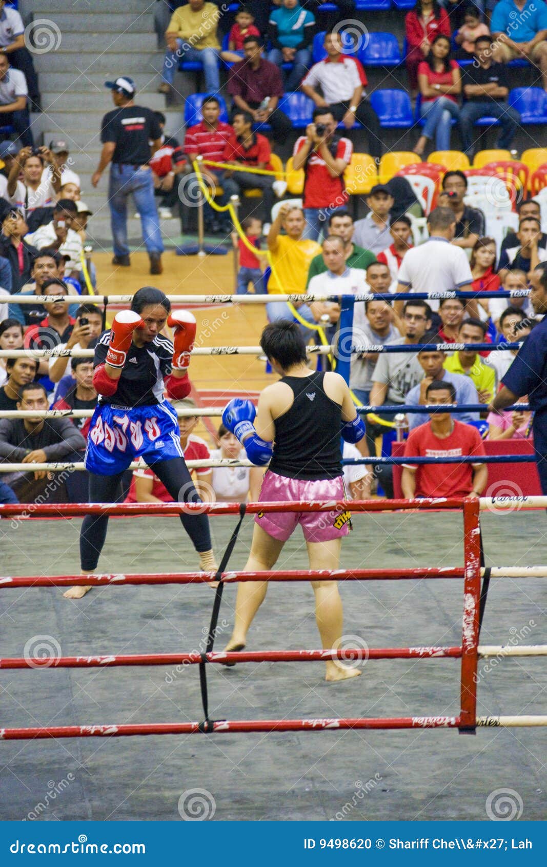 Women s Kick Boxing Action editorial image. Image of open - 9498620