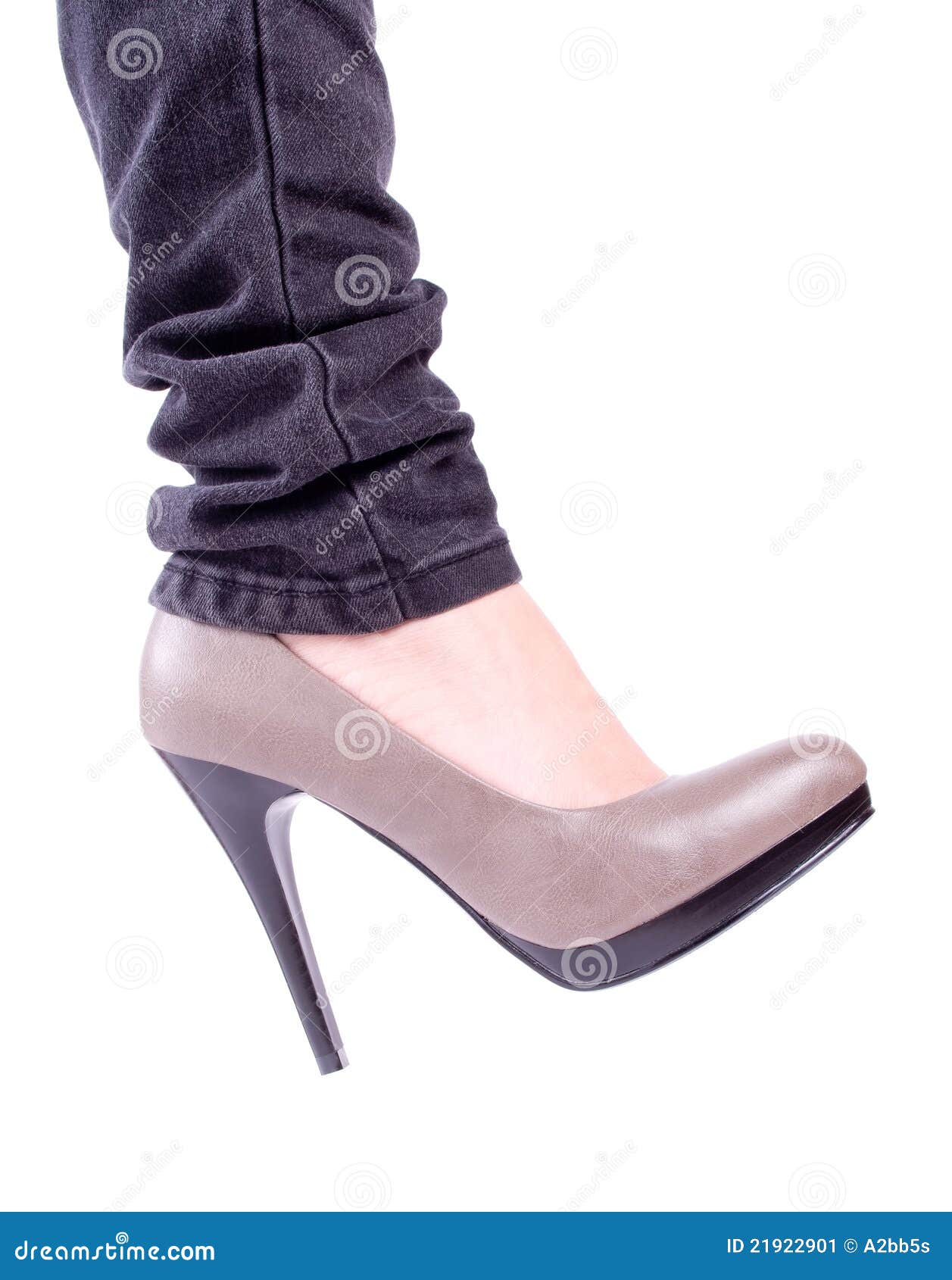 Women s leg in shoes stock image. Image of feet, boot - 21922901