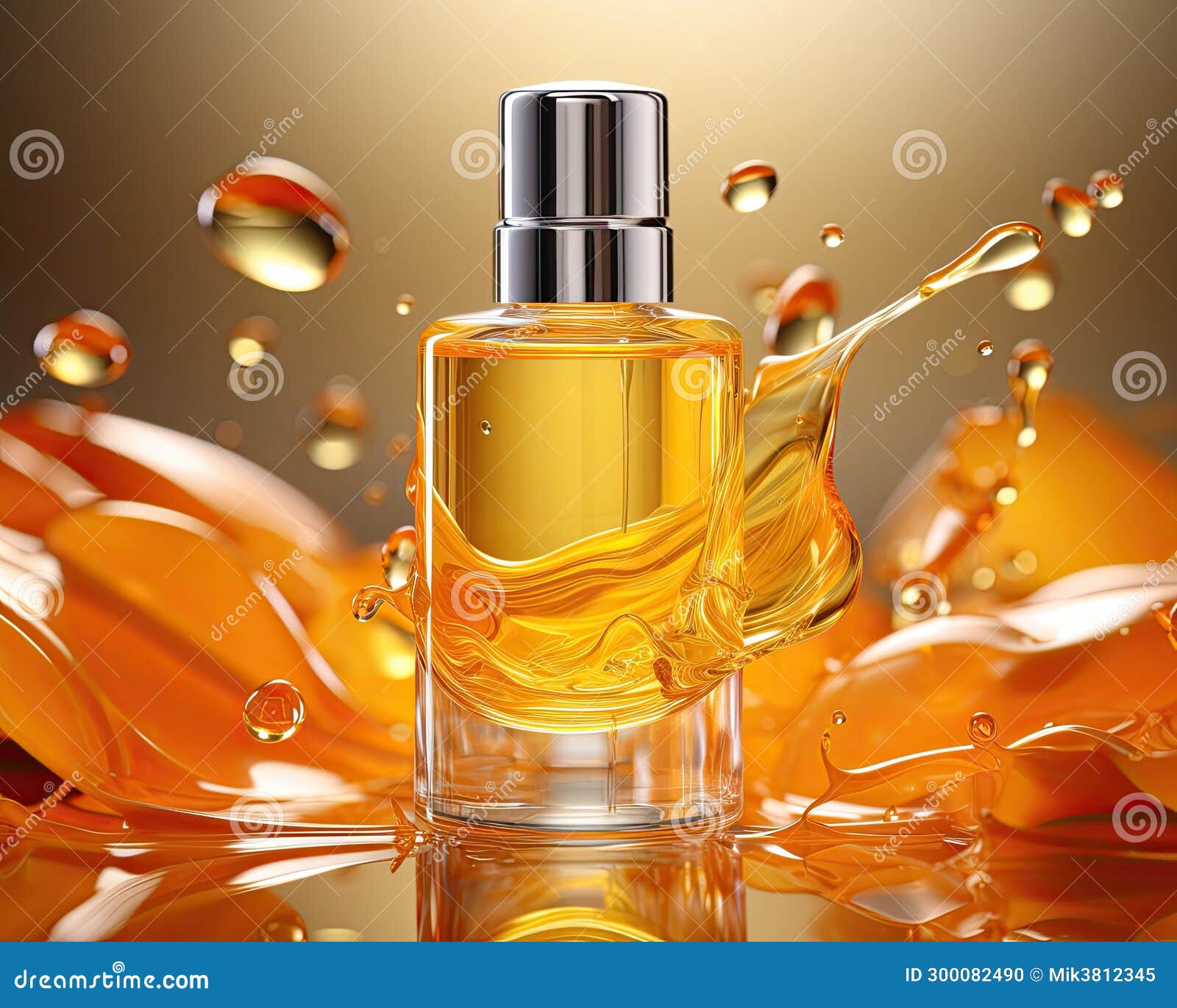 Women S Perfume Design with Citrus Aromas. Stock Illustration ...