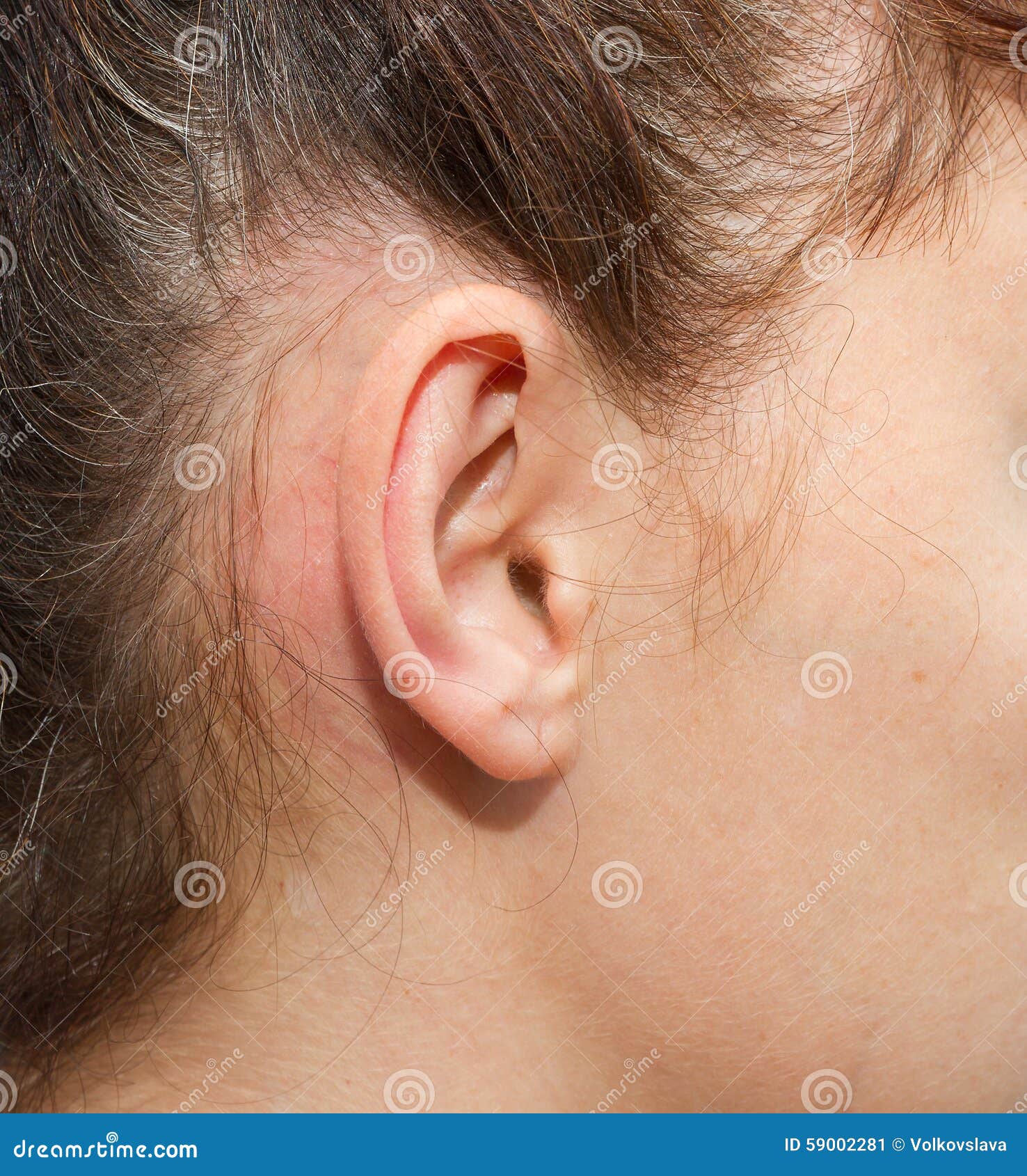 Women s right ear stock image. Image of macro, deafness - 59002281