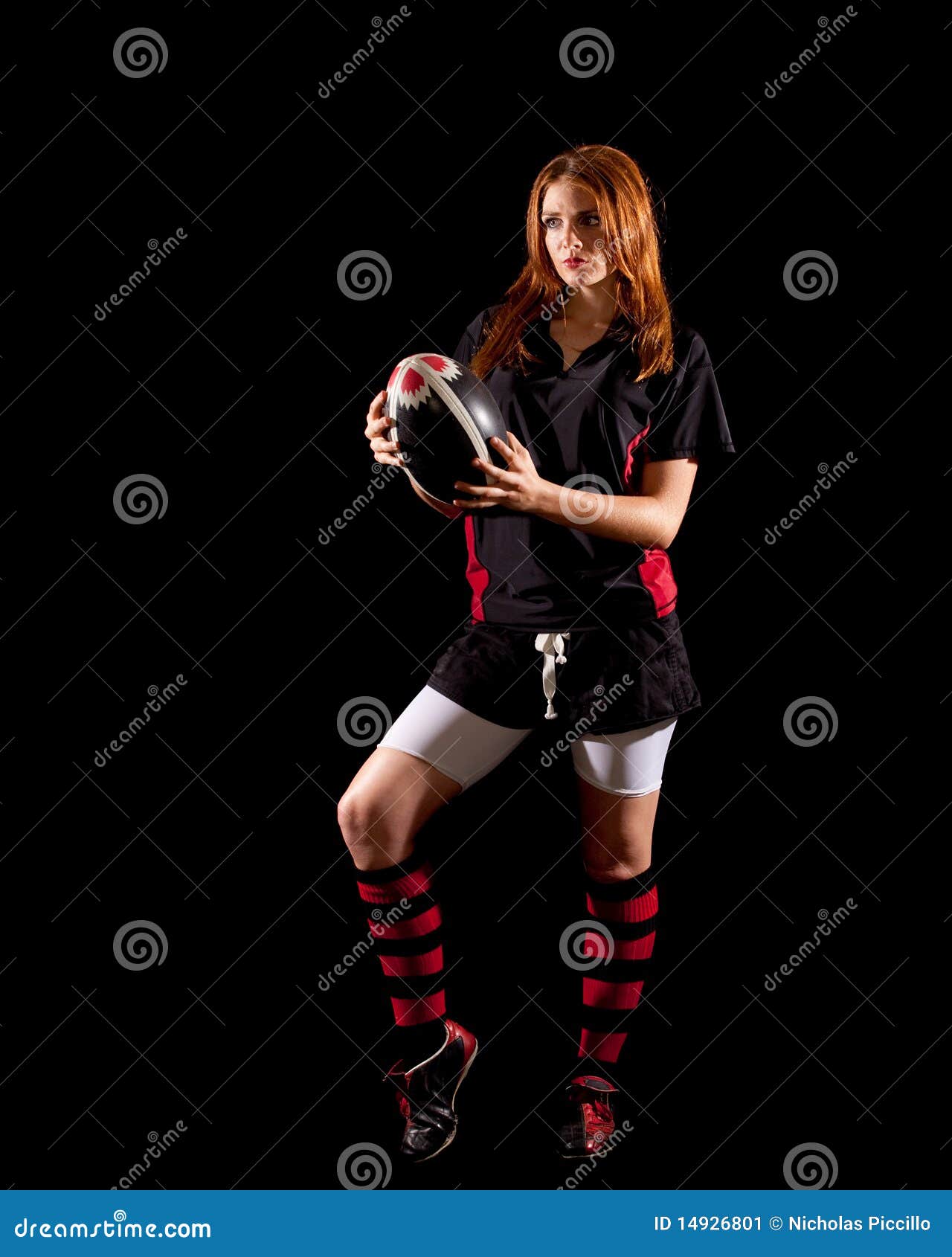 Women s Rugby stock image. Image of uniform, sport, studio - 14926801
