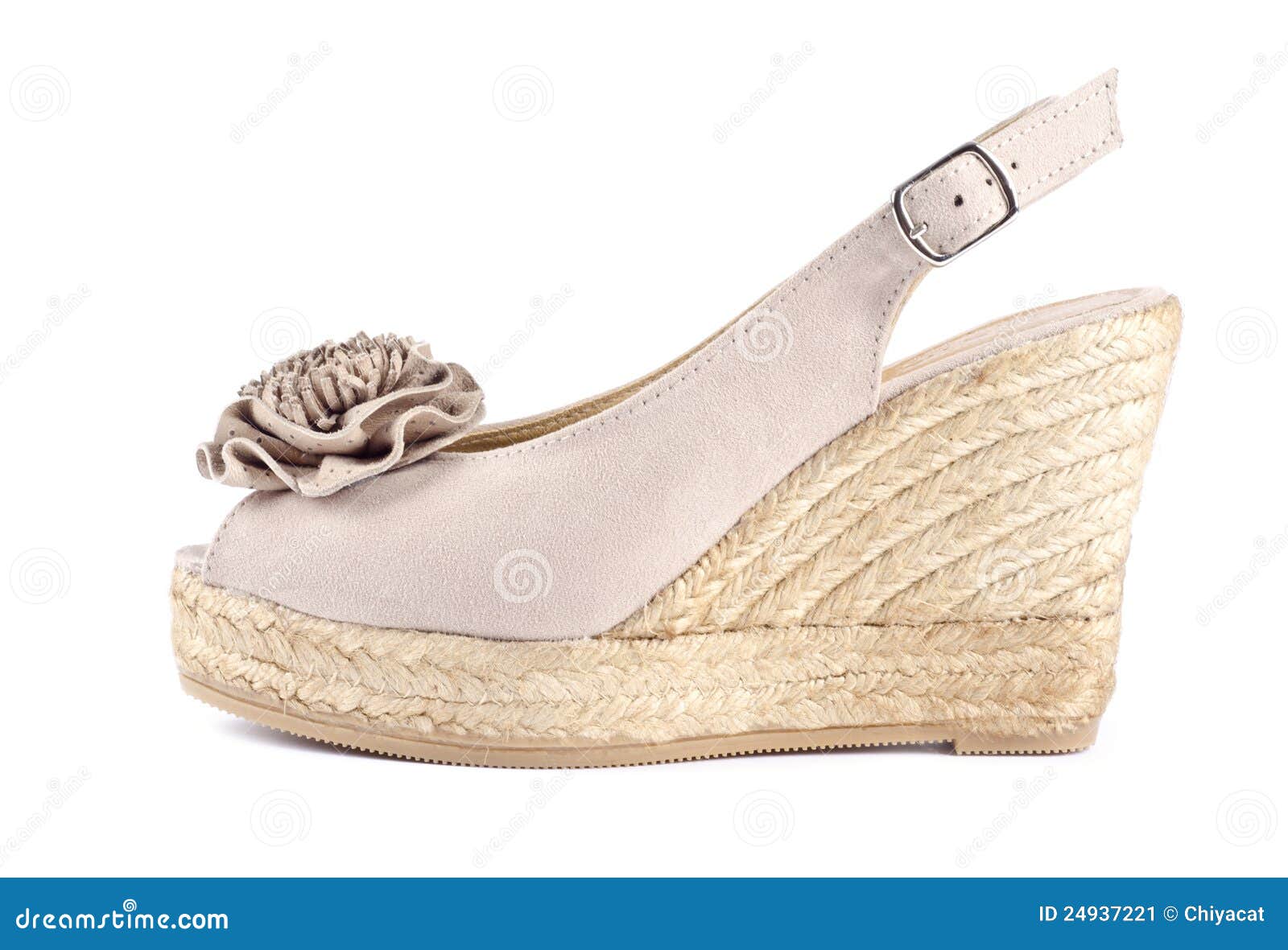 Women S Suede Wedge Sandals #2 Stock Image - Image of platform, macro ...