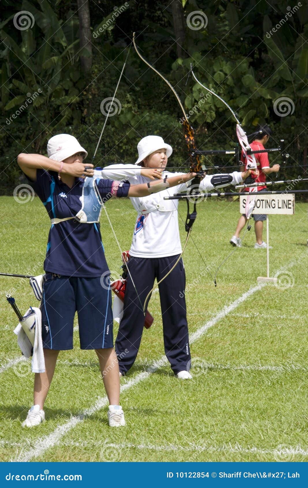 Women S Team Archery Action Editorial Stock Image - Image of tournament ...