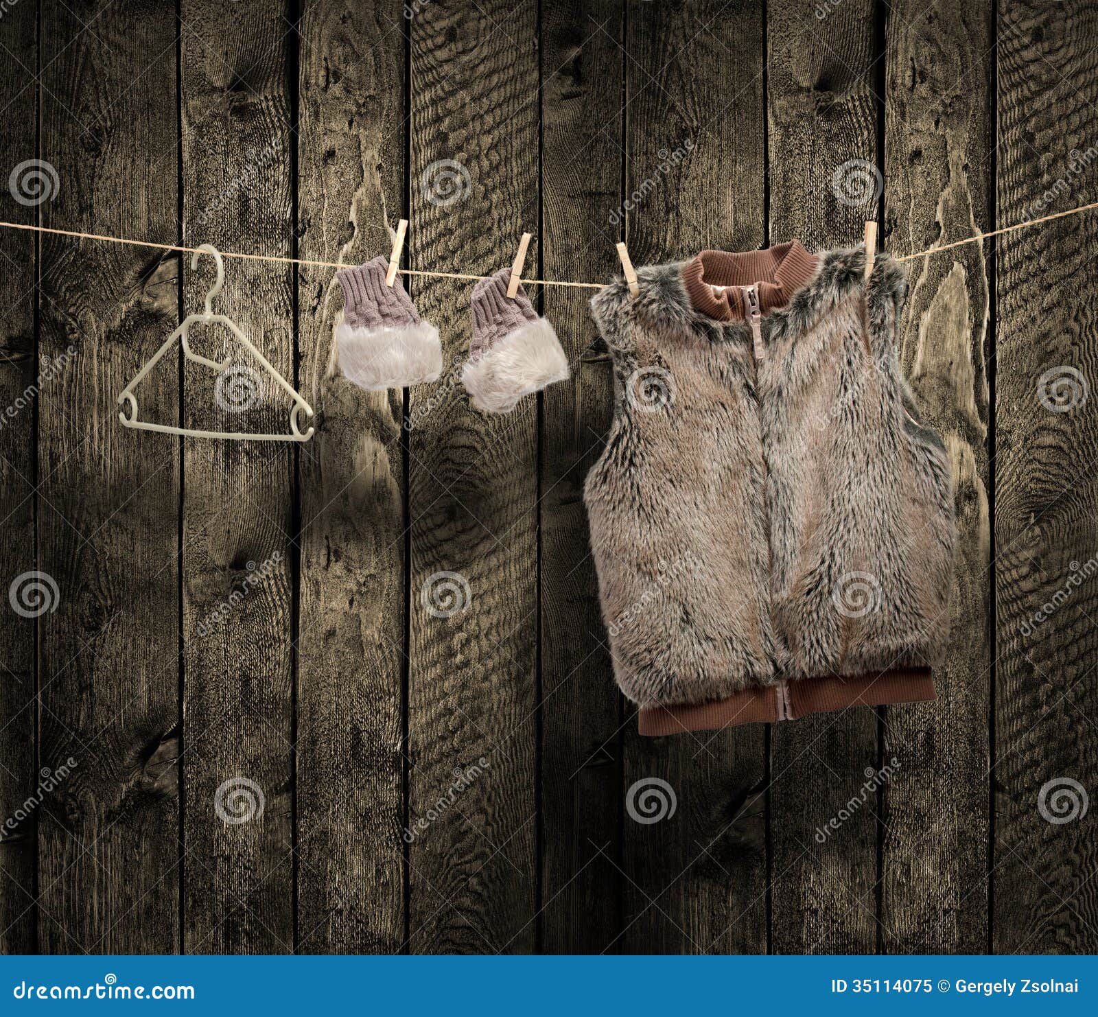 Women S Winter Clothes on a Clothesline Stock Image - Image of cloth ...