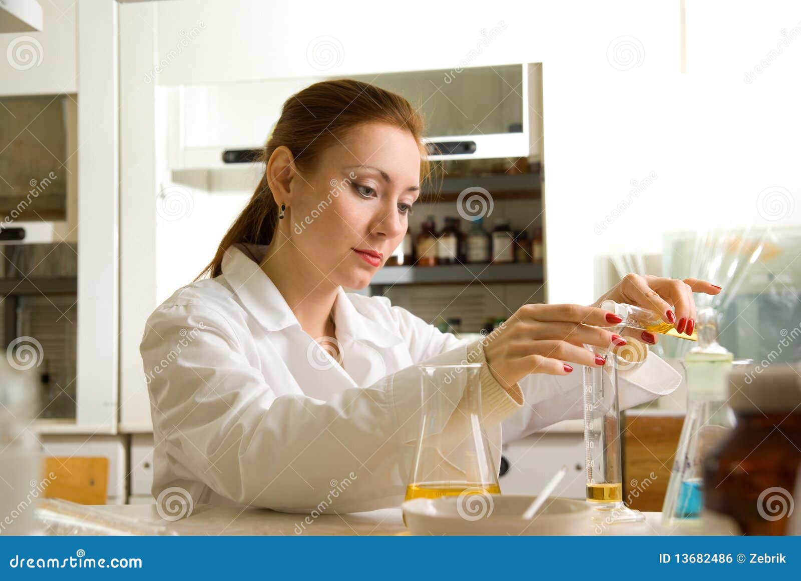 Women Scientists stock photo. Image of development, beaker - 13682486