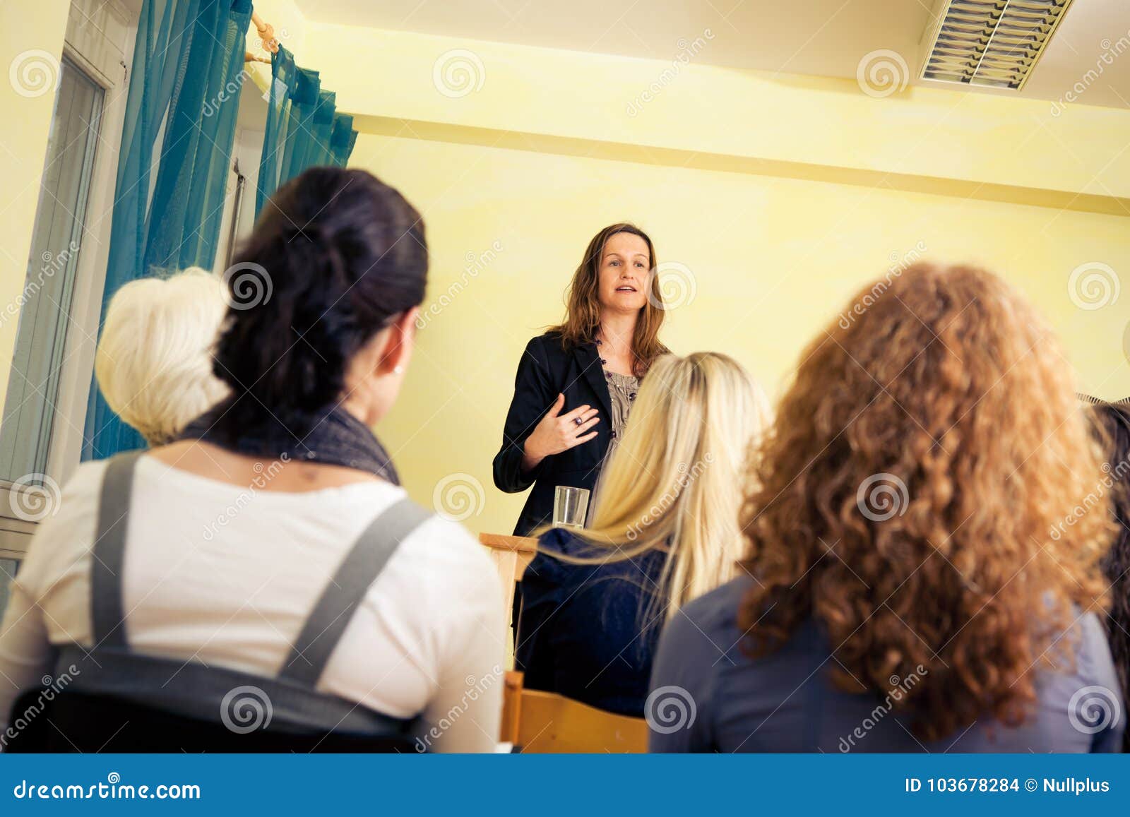 Women only Seminar stock photo. Image of european, seminar - 103678284