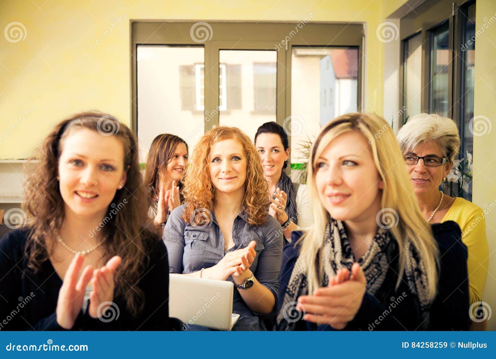 Women only Seminar stock image. Image of listening, professional - 84258259