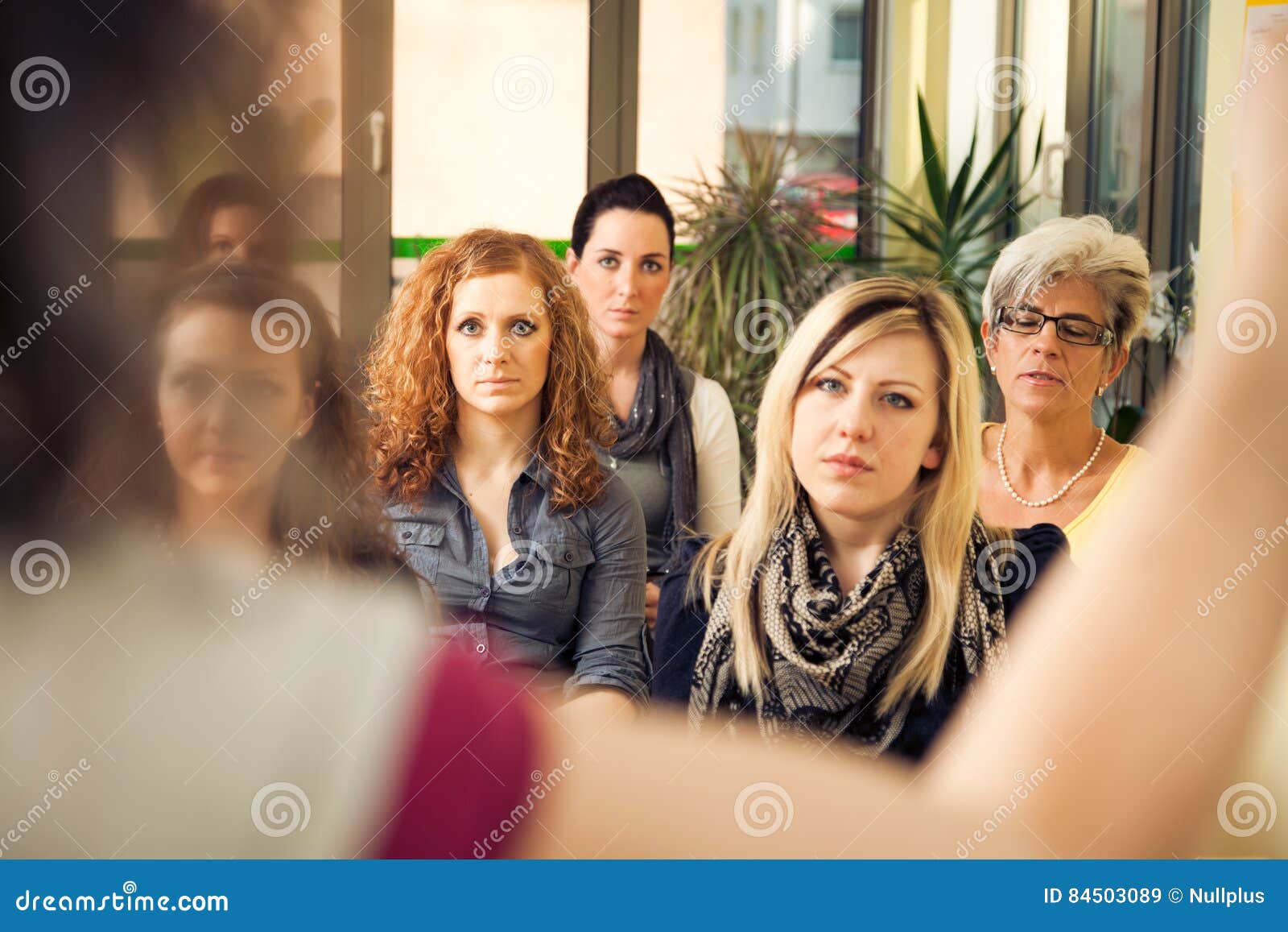 Women only Seminar stock image. Image of adult, feminism - 84503089