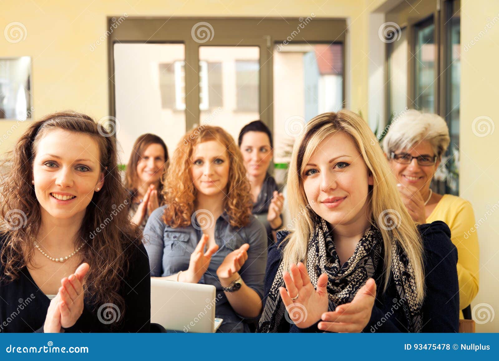 Women only Seminar stock photo. Image of emancipation - 93475478