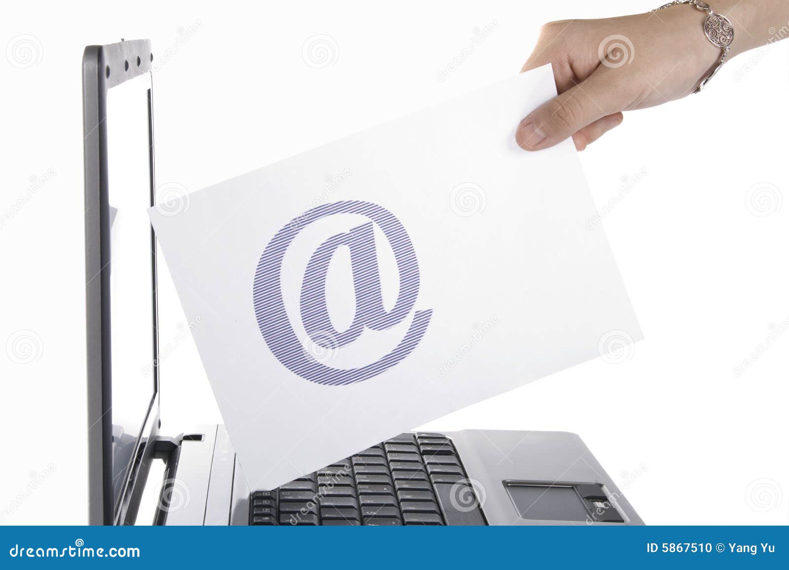 Women send email stock photo. Image of hand, button, notebook - 5867510