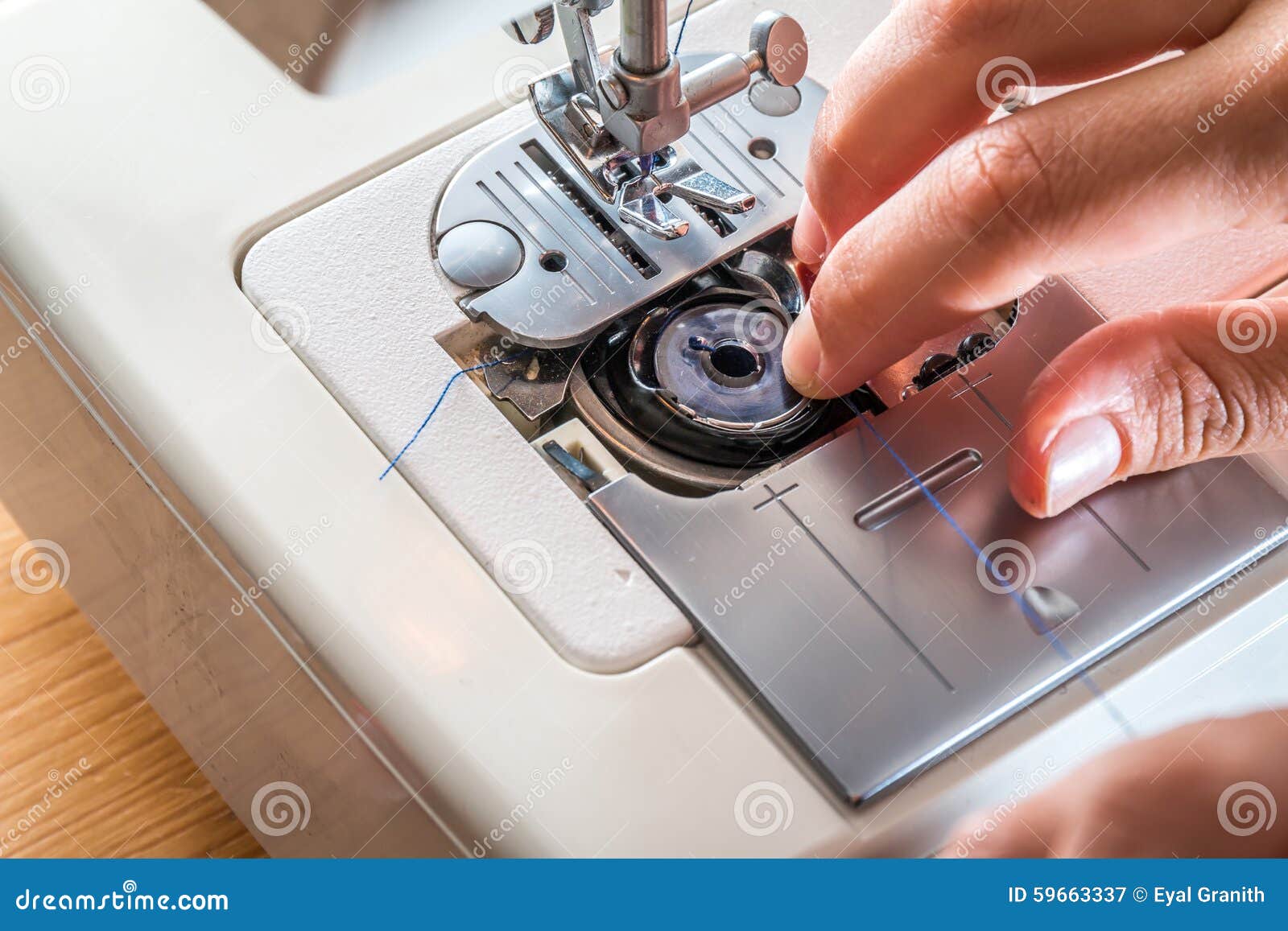Women Sewing with Sewing Machine Stock Image - Image of dressmaking ...