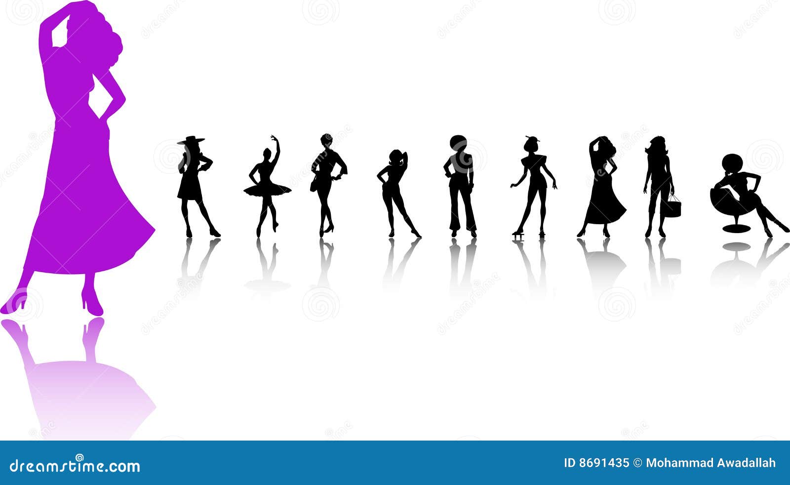 Silhouttes Of Man, Women And Boy In Full Length With Measurement Lines ...