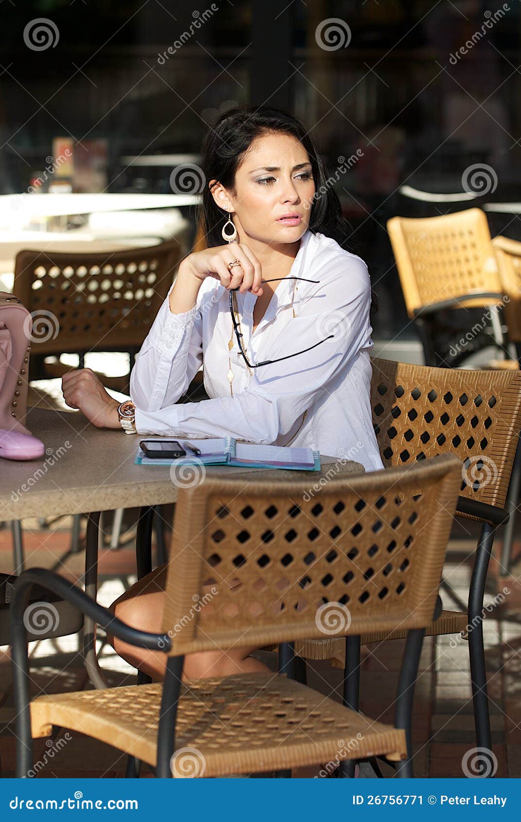 Women Sitting At A Table Stock Image - Image: 26756771