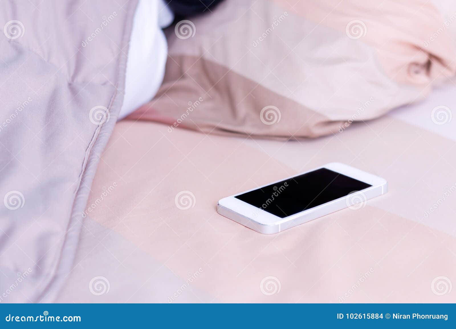 Women Sleeping with Mobile Phone. Stock Photo - Image of drink, person ...