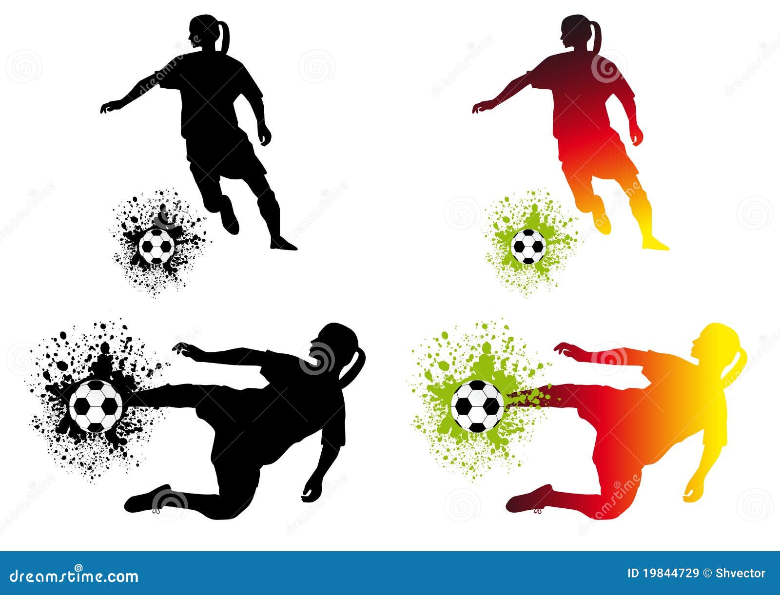 Women soccer stock vector. Illustration of lifestyle - 19844729