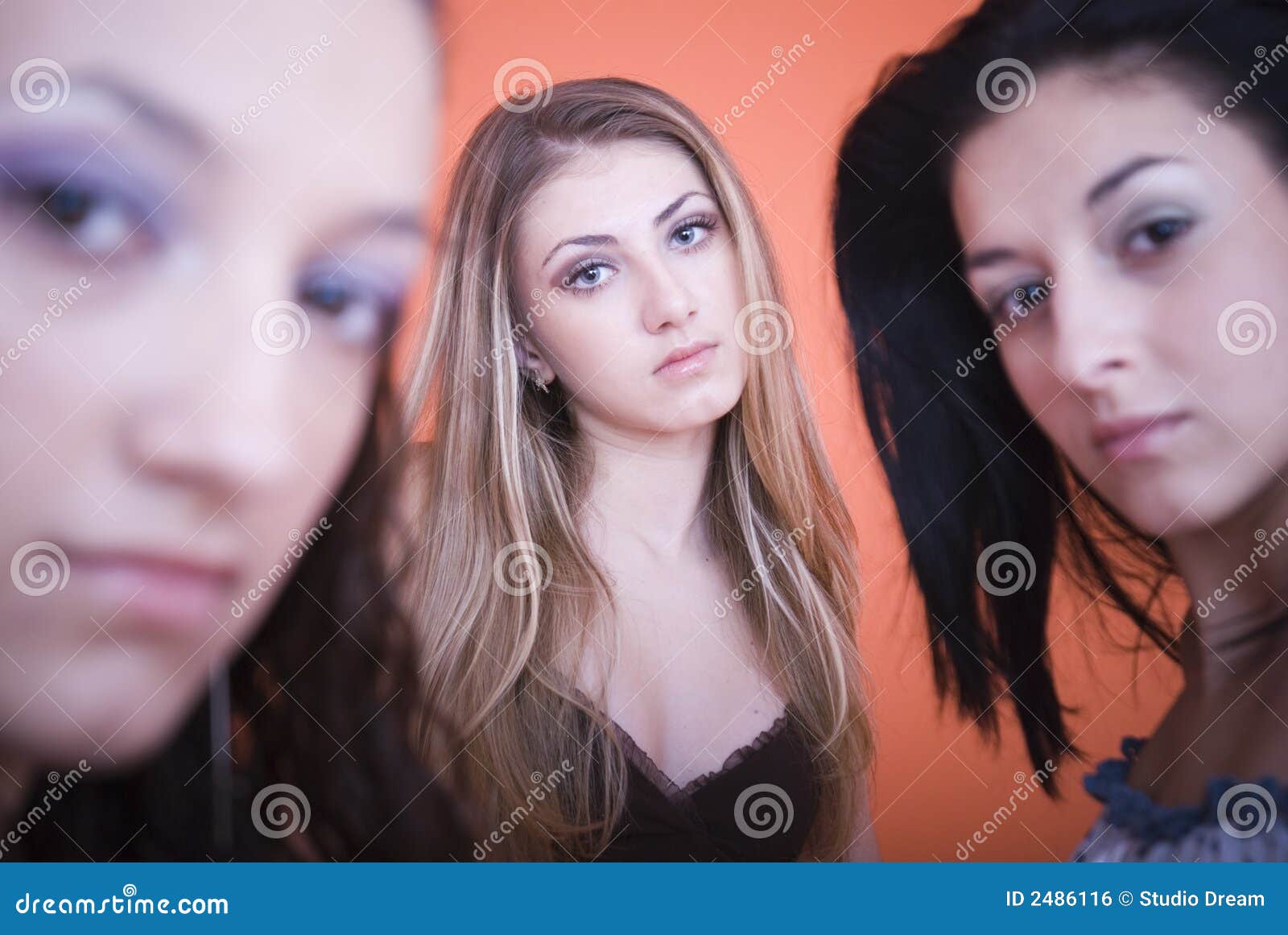 Women staring stock photo. Image of friendship, adults - 2486116