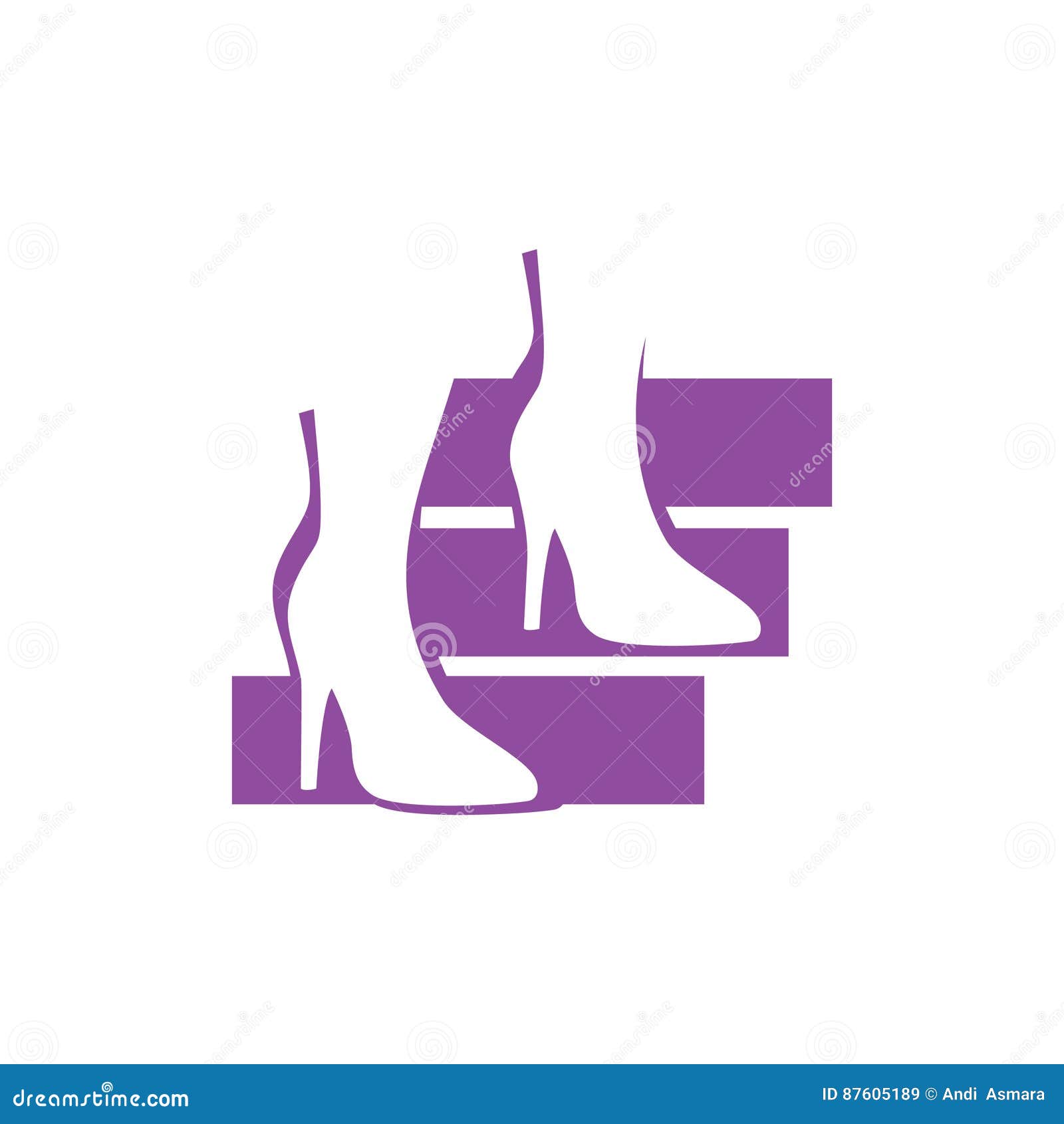 Women Step stock vector. Illustration of grow, company - 87605189