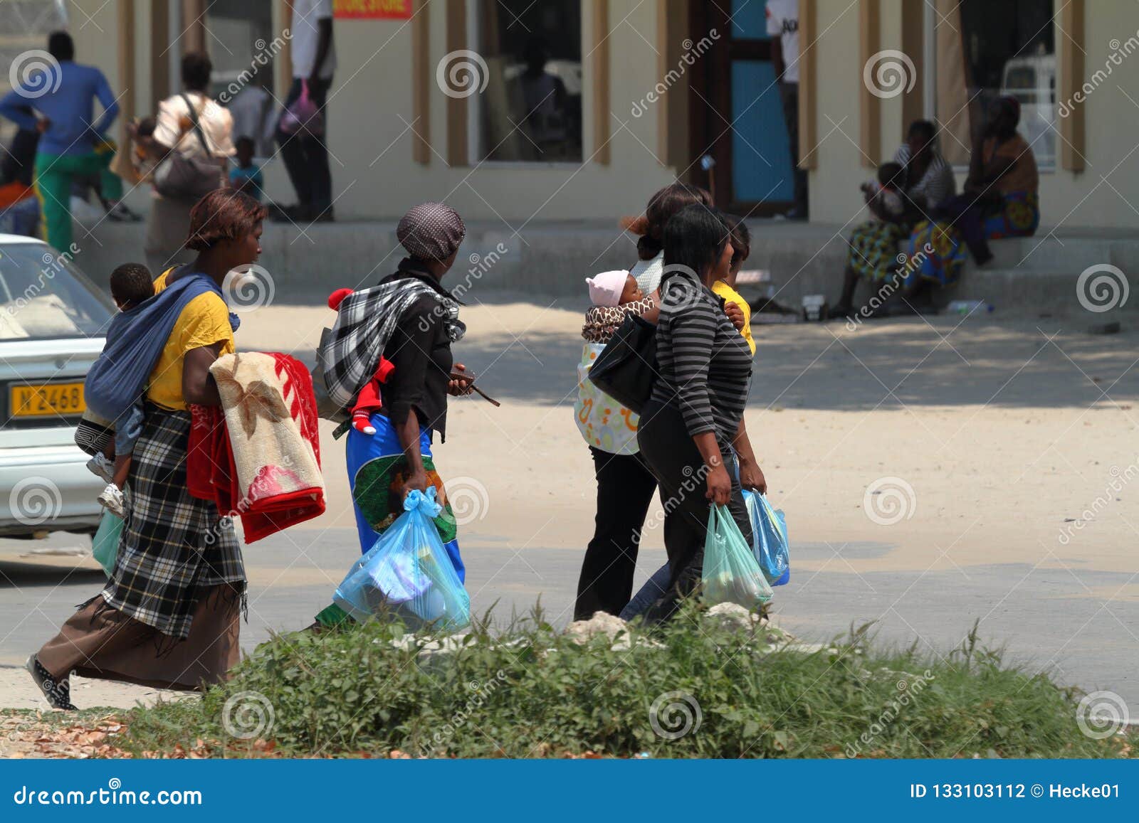 Women in the Streets of Caprivi in Namibia Editorial Photography ...
