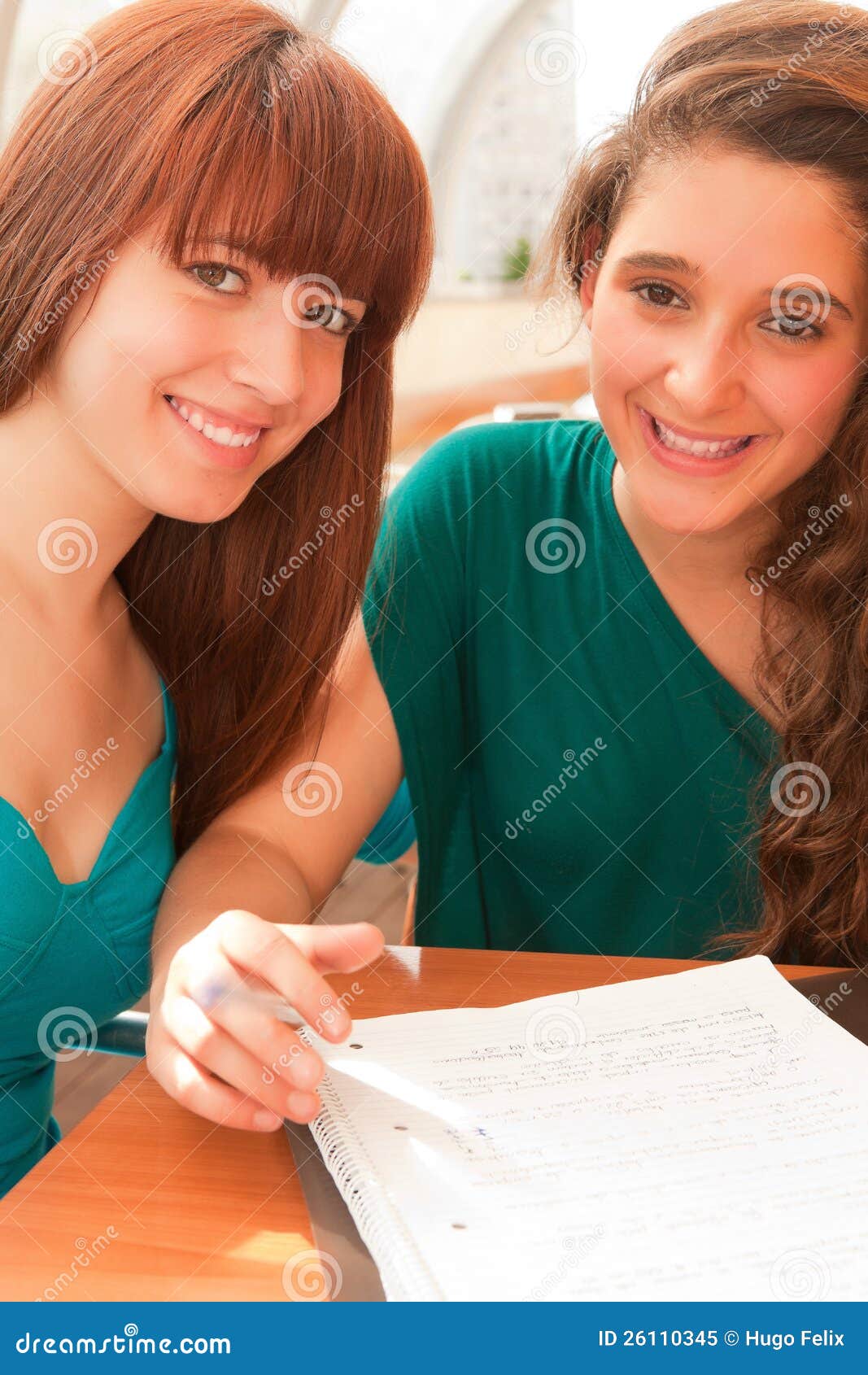 Women studying stock image. Image of looking, college - 26110345