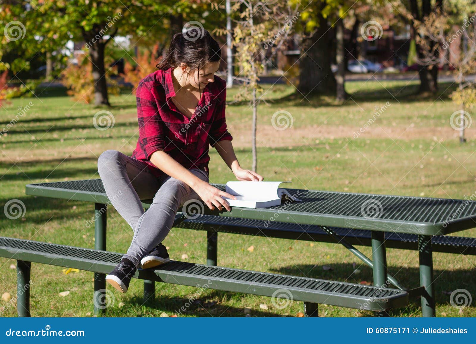 Women studying outdoor stock image. Image of outdoor - 60875171