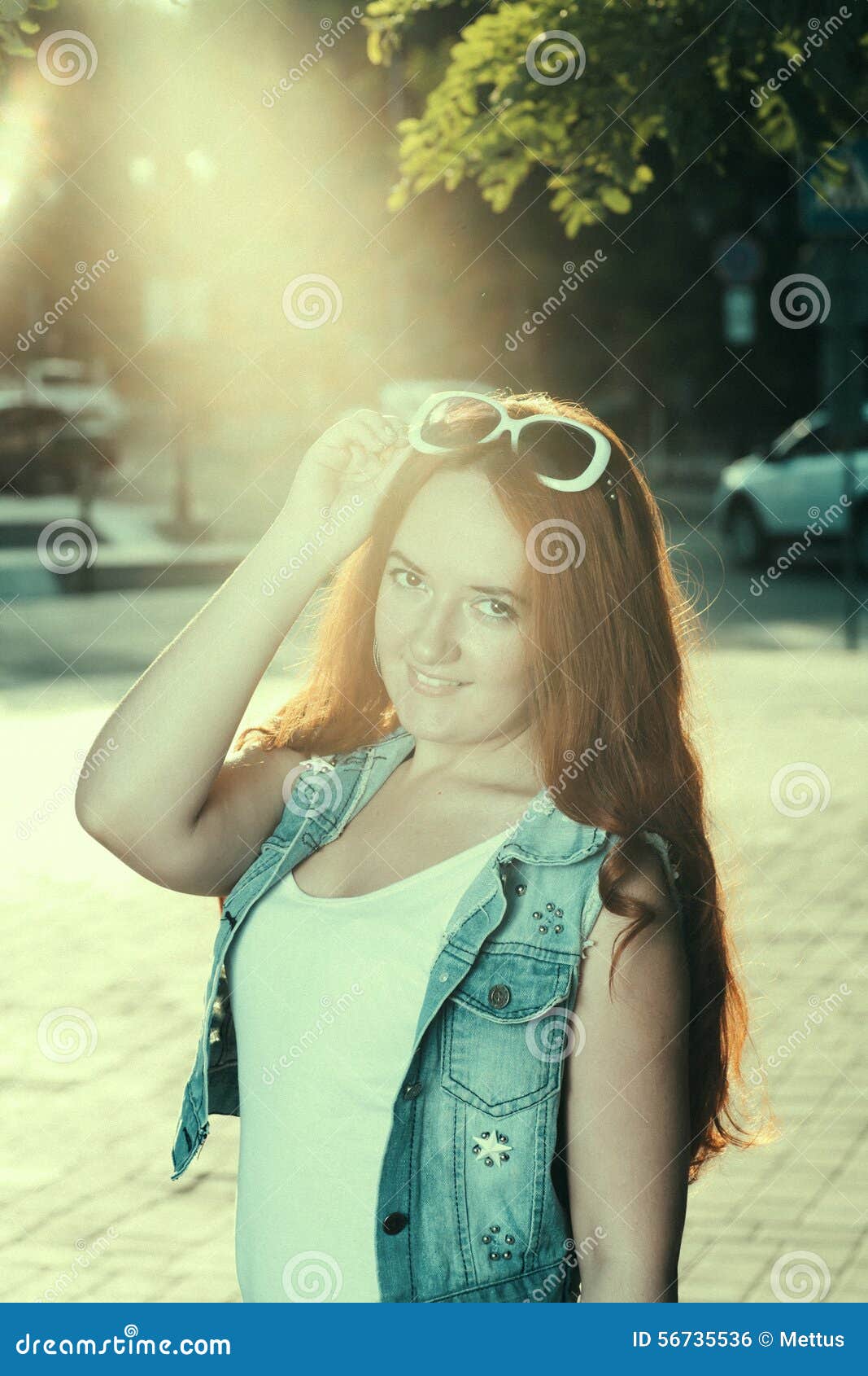 Women with Sunglasses Backlit Stock Photo - Image of summertime, girl ...