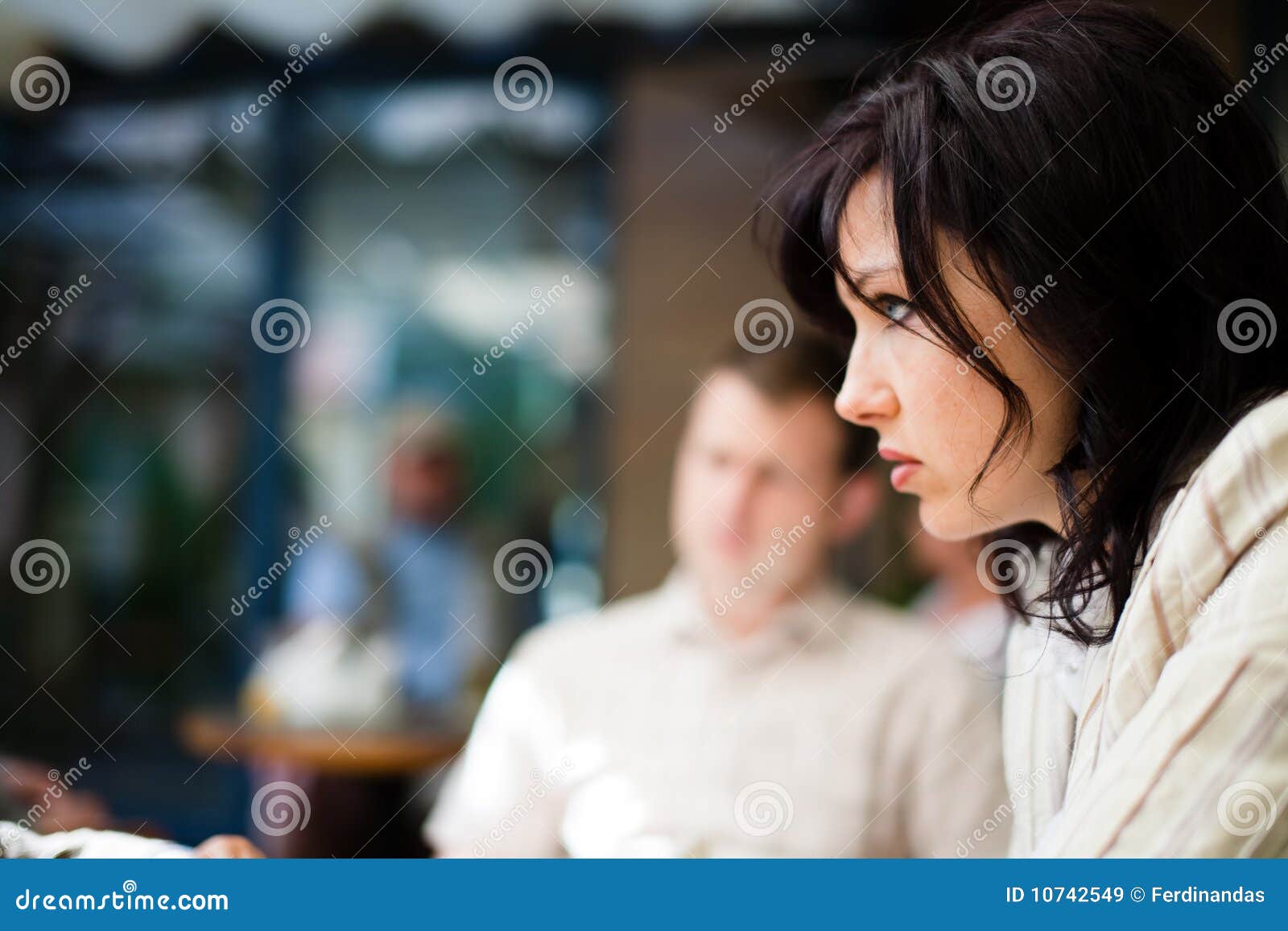 Women with suspicious look stock image. Image of caucasian - 10742549