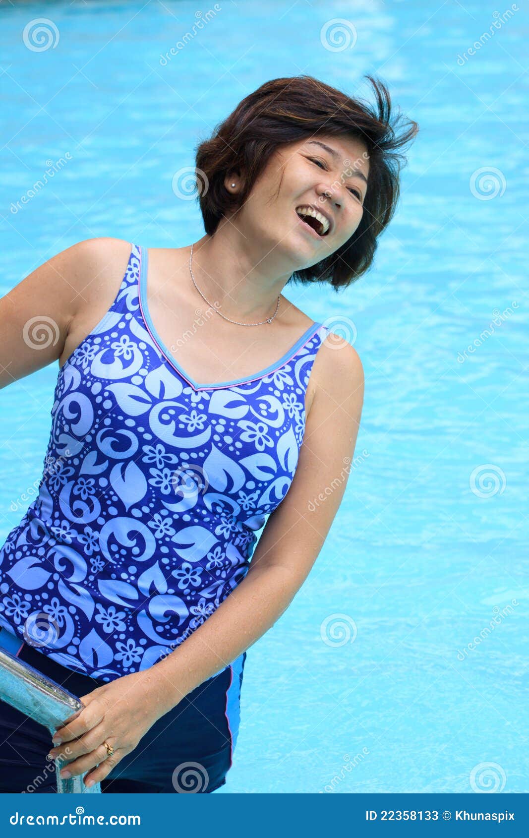 Women in swiming pool stock image. Image of female, chinese - 22358133