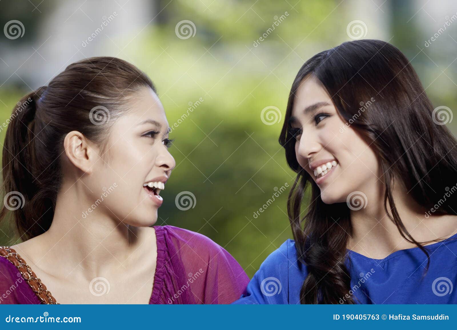 Women Talking and Laughing Happily. Conceptual Image Stock Image ...