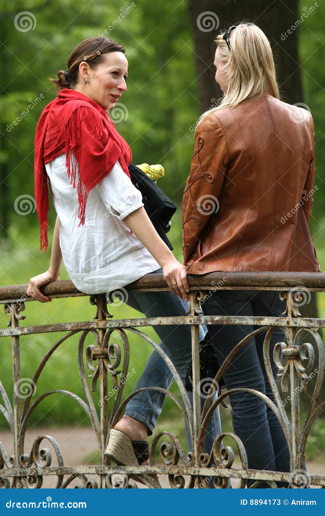 Women talking outdoor stock image. Image of conversation - 8894173