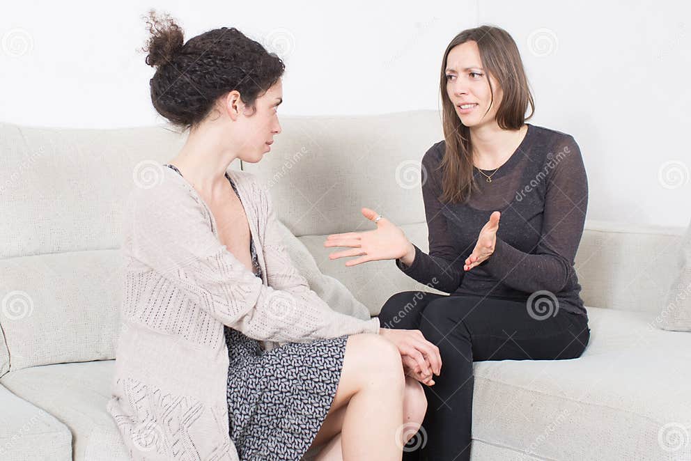 Women talking stock photo. Image of argue, squabble, conversation ...