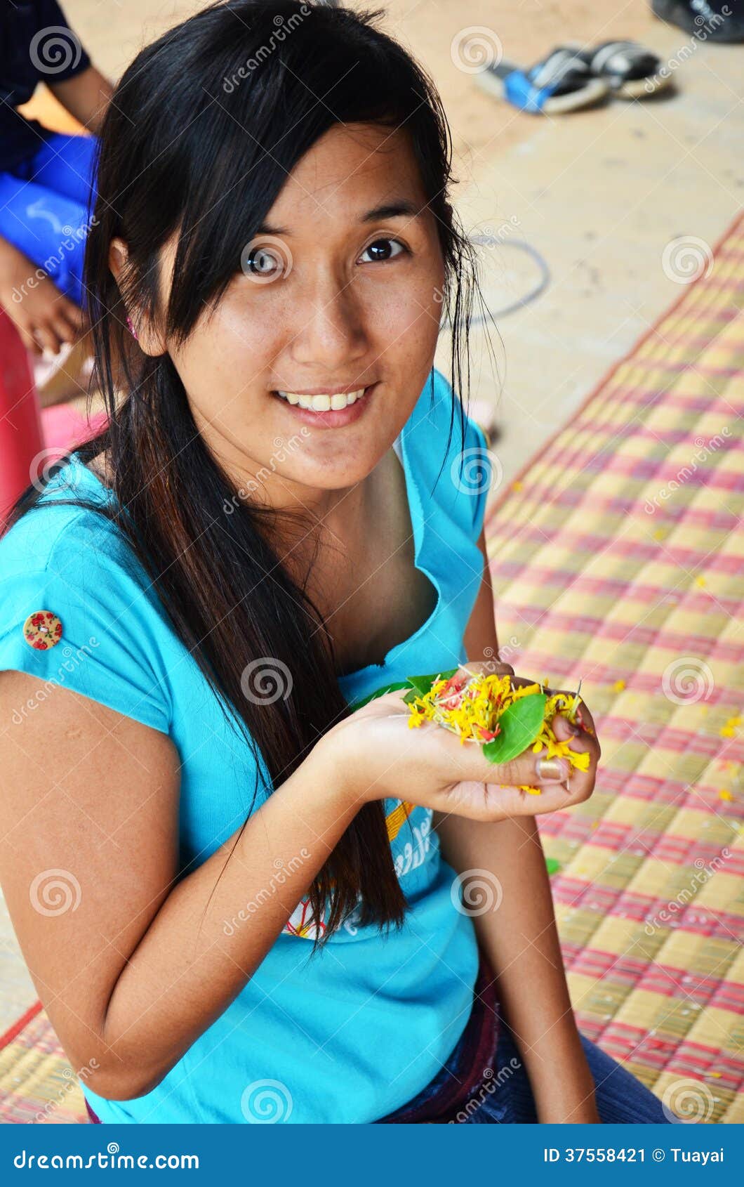 Women Thai Portrait stock image. Image of beauty, cultural - 37558421