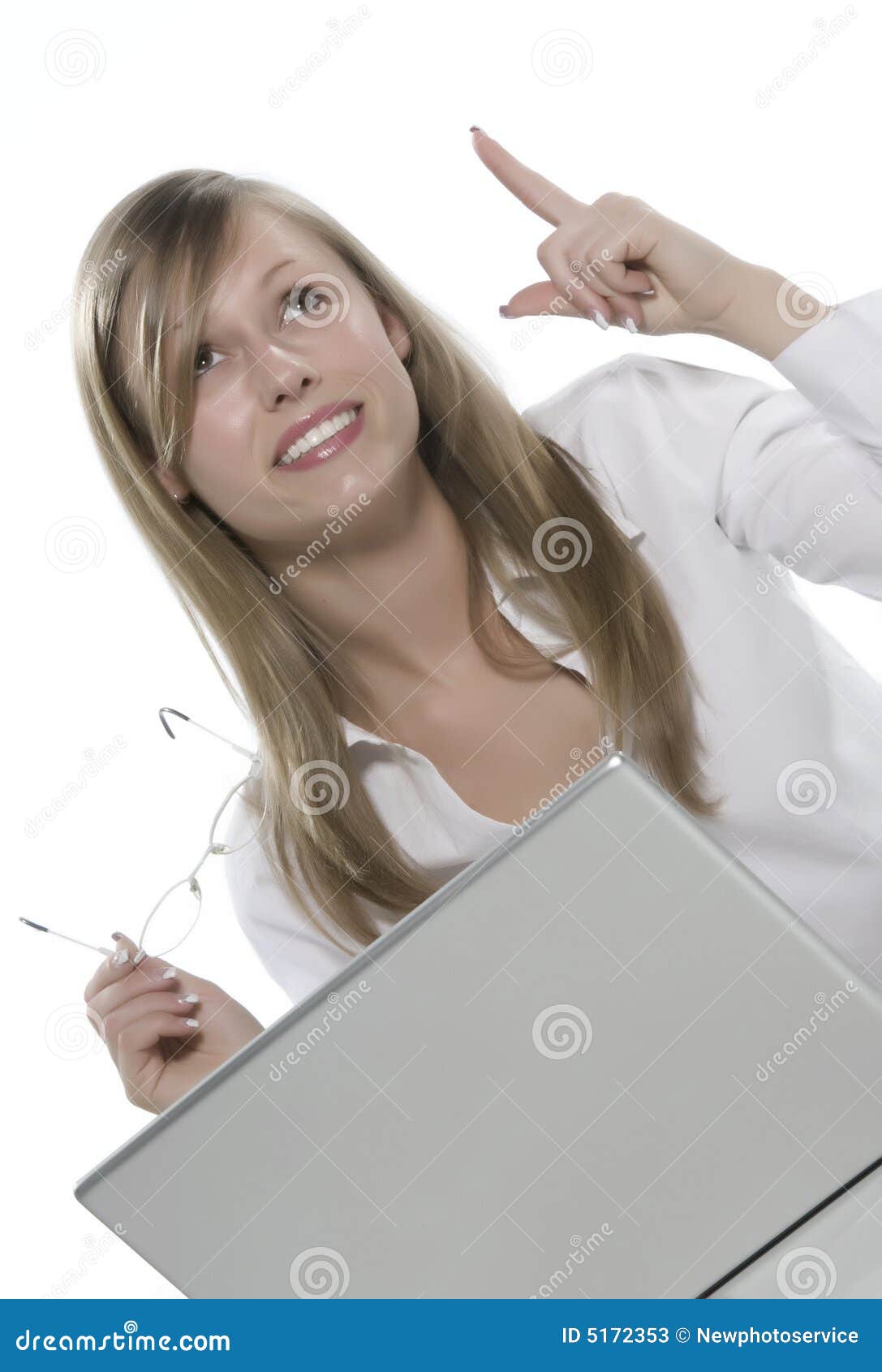 Women to the computer stock image. Image of curl, casual - 5172353