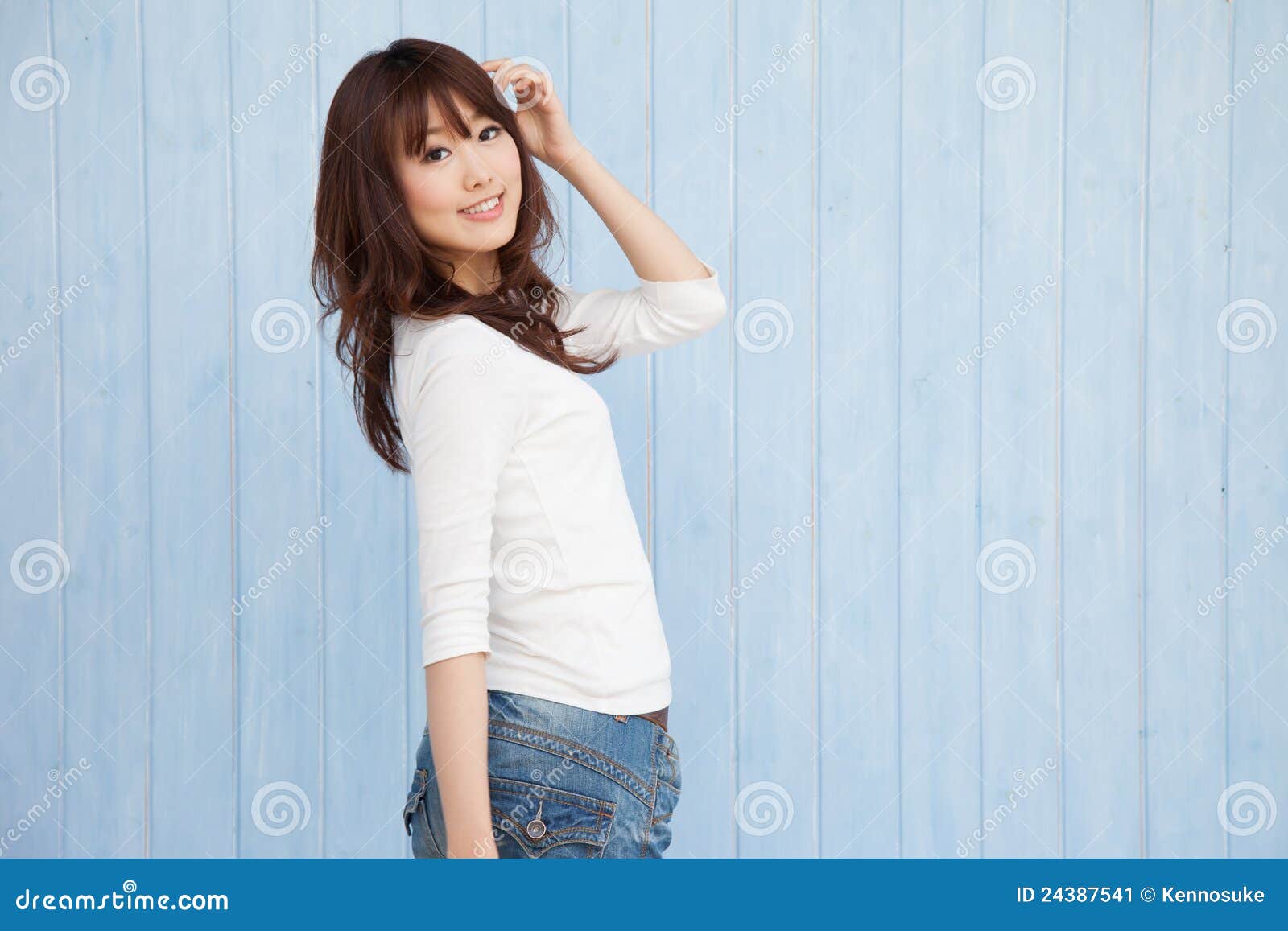 Women turn around stock image. Image of chinese, sleeved - 24387541