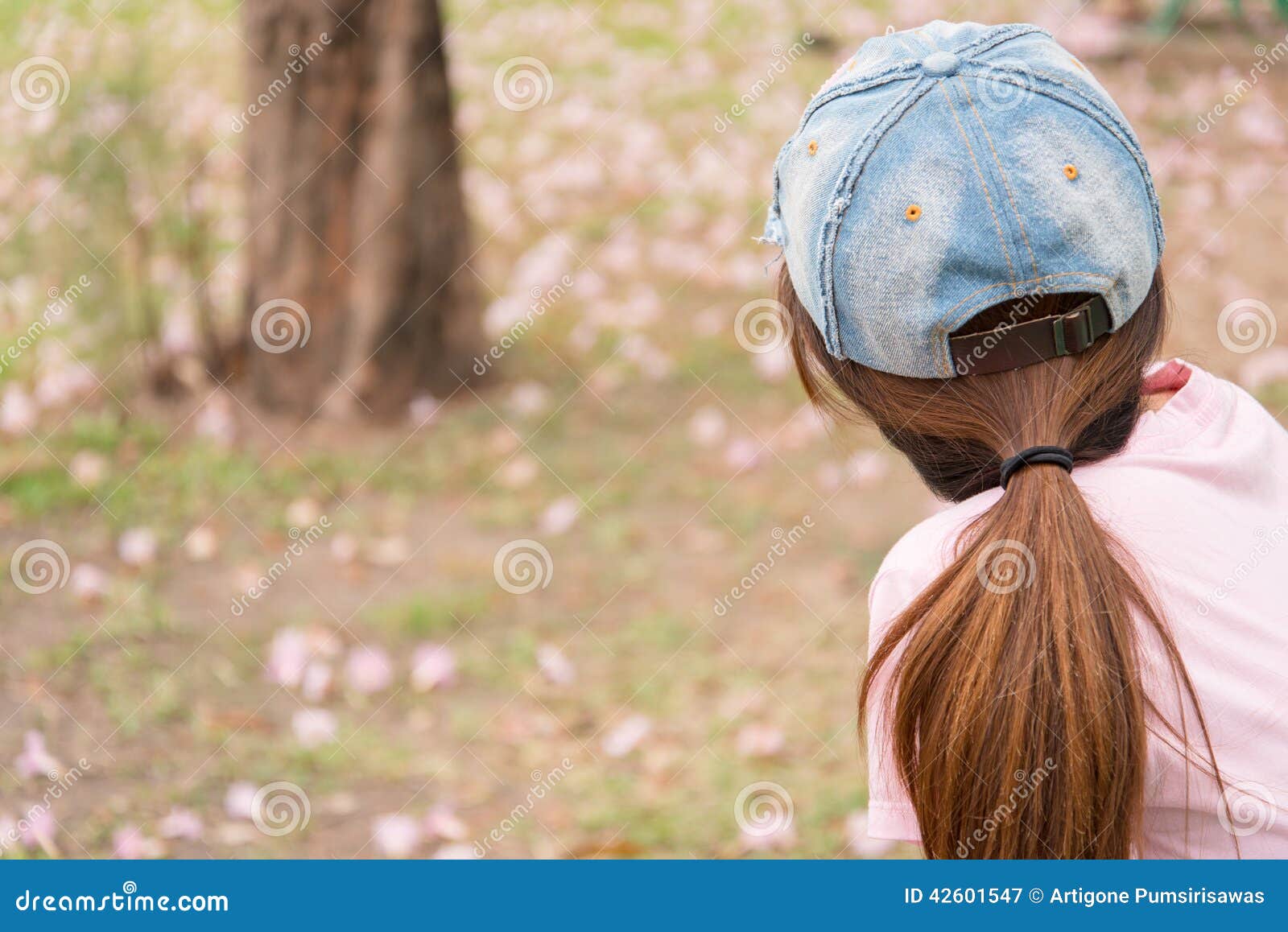 Women turn back stock image. Image of healthy, meadow - 42601547