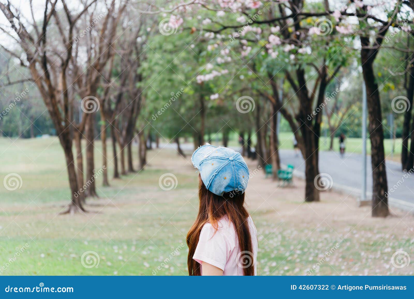 Women turn back stock photo. Image of garden, countryside - 42607322