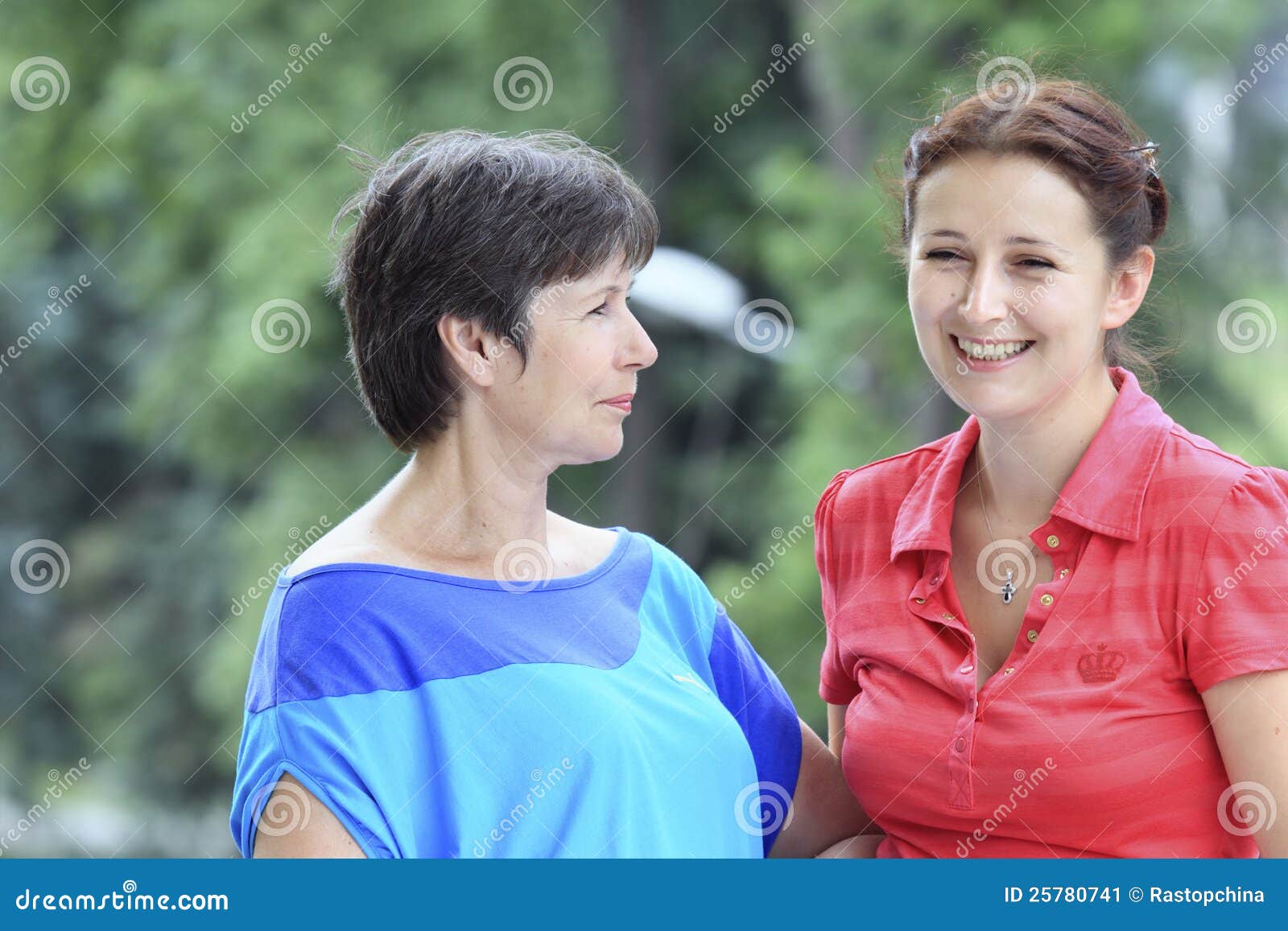 Women of two generations stock image. Image of laugh - 25780741
