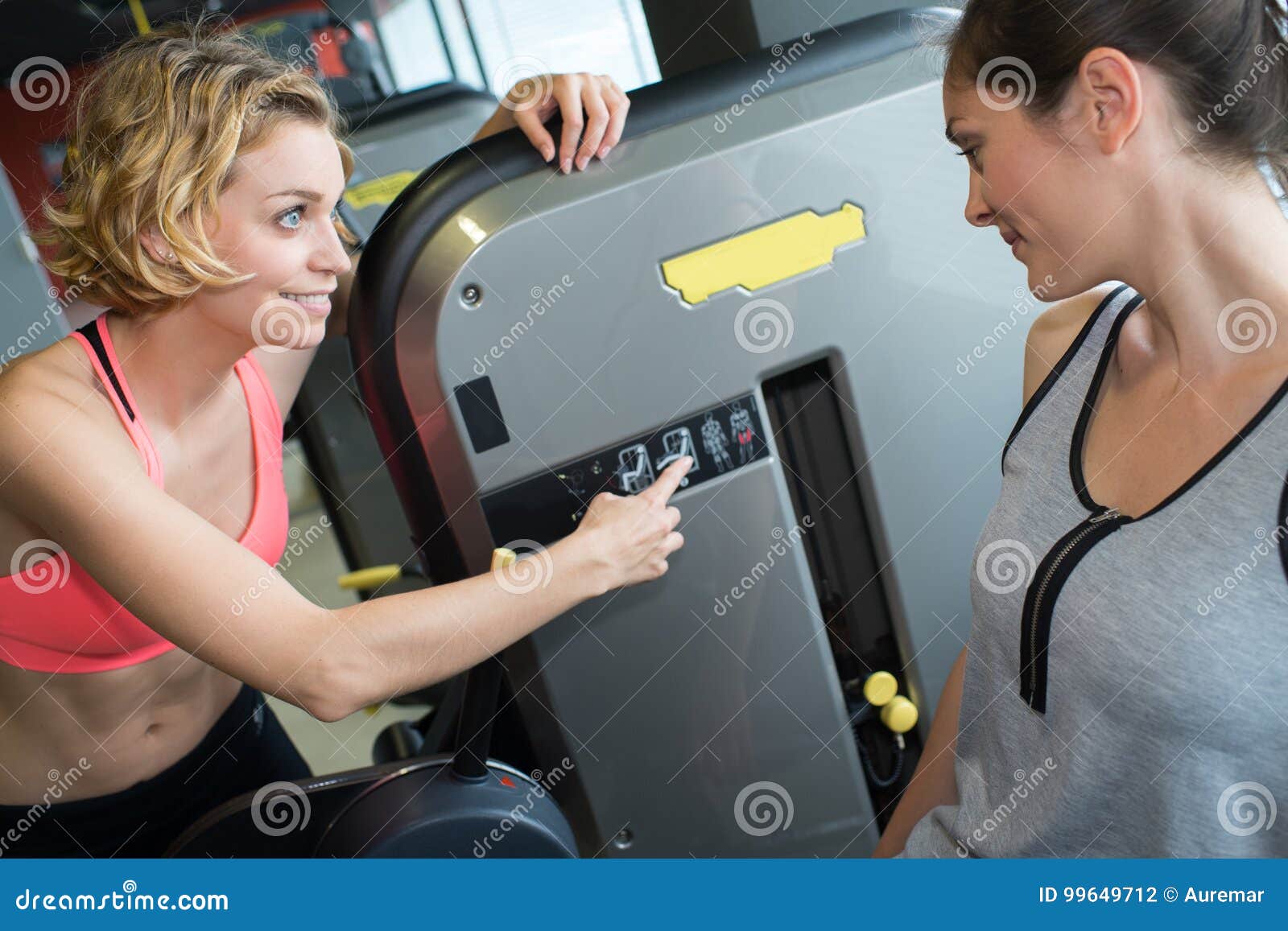 Women Using Machines in Gym Stock Photo - Image of adult, health: 99649712
