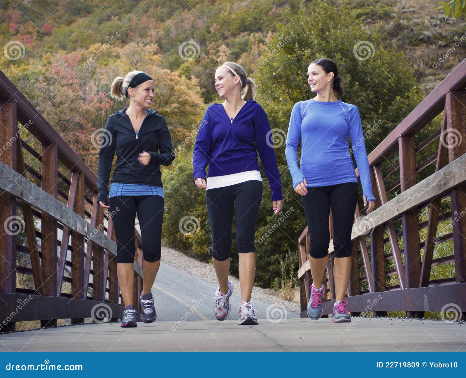 Women Walking Together stock image. Image of athlete - 22719809