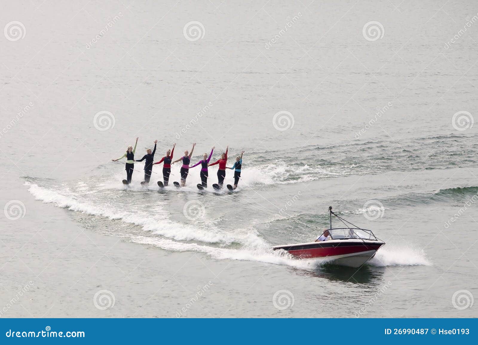 Women water skiing editorial photography. Image of competition - 26990487