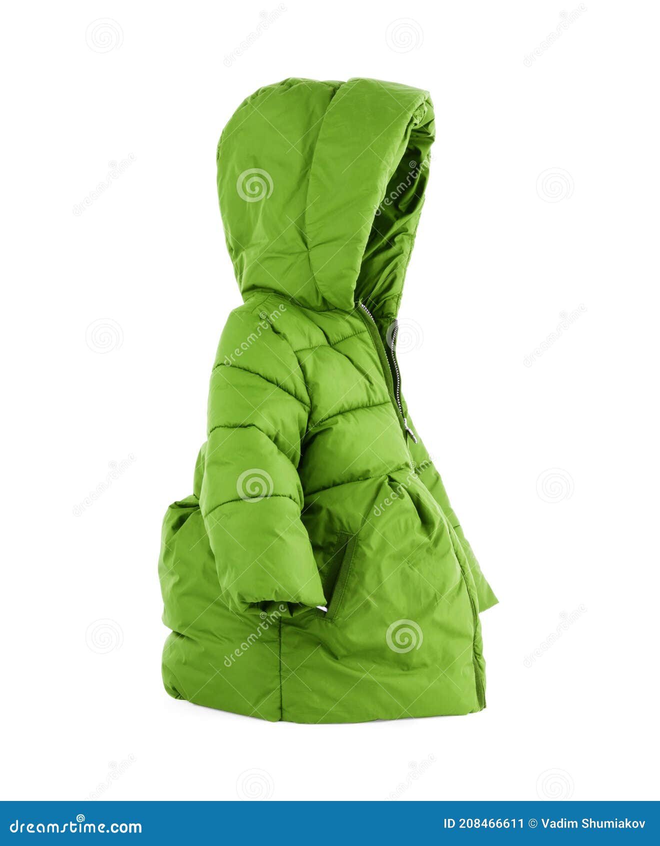 Women Winter Jacket on White Background Stock Image - Image of fashion ...